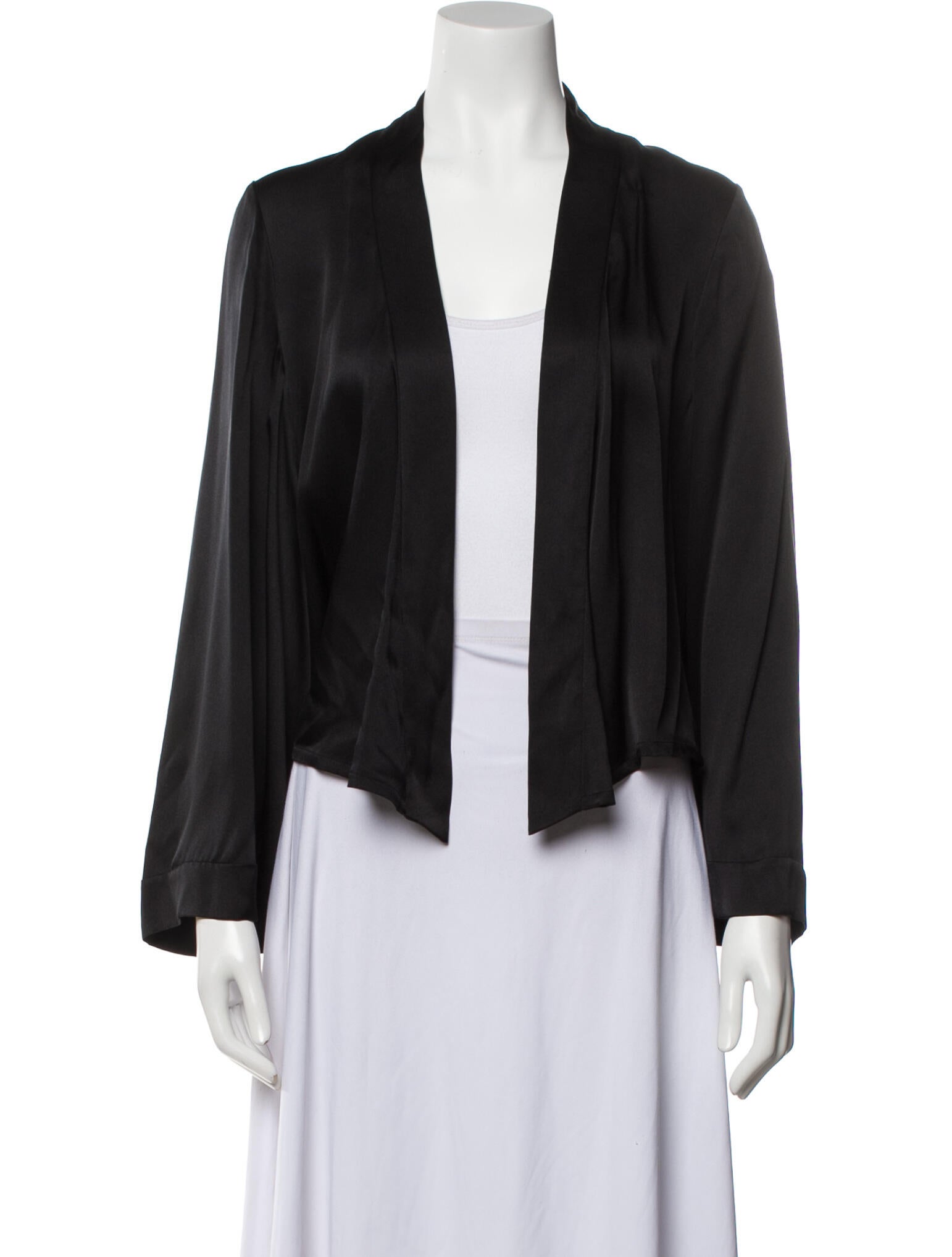 Agent Provocateur Silk Evening Jacket - Black Jackets, Clothing - PVC22083 | The RealReal