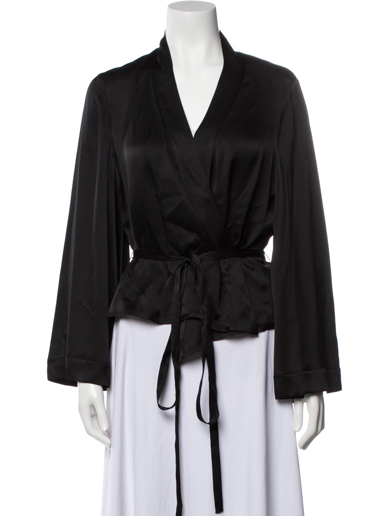 Agent Provocateur Silk Evening Jacket - Black Jackets, Clothing - PVC22118 | The RealReal