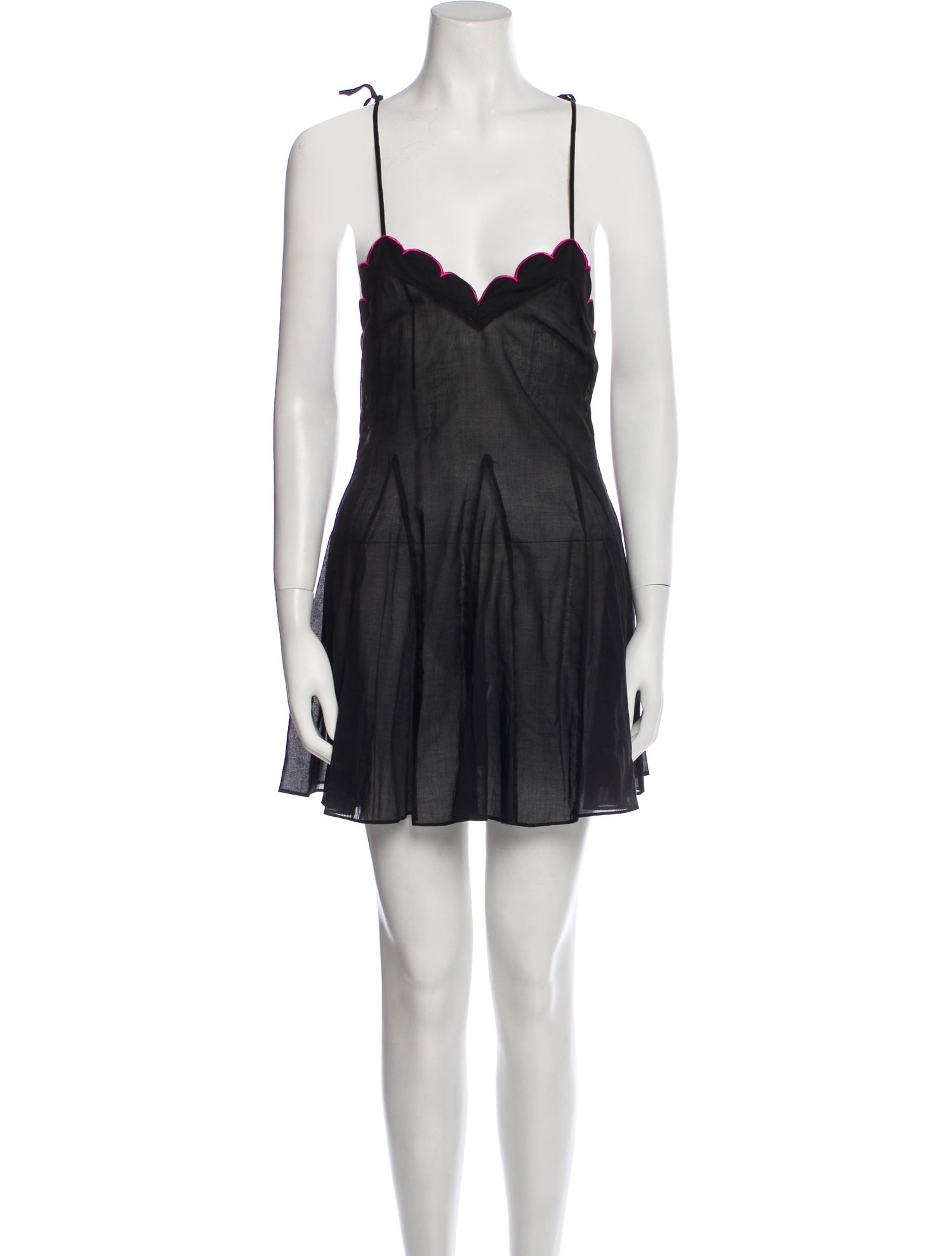 Agent Provocateur Square Neckline Mini Dress - Black Dresses, Clothing ...