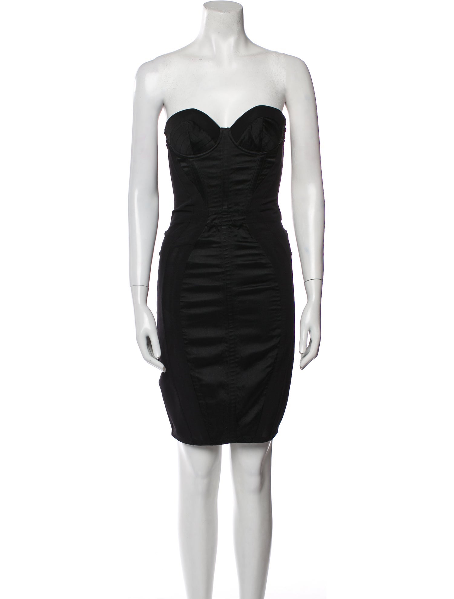 Agent Provocateur Satin Mini Dress - Black Dresses, Clothing - PVC23715 ...