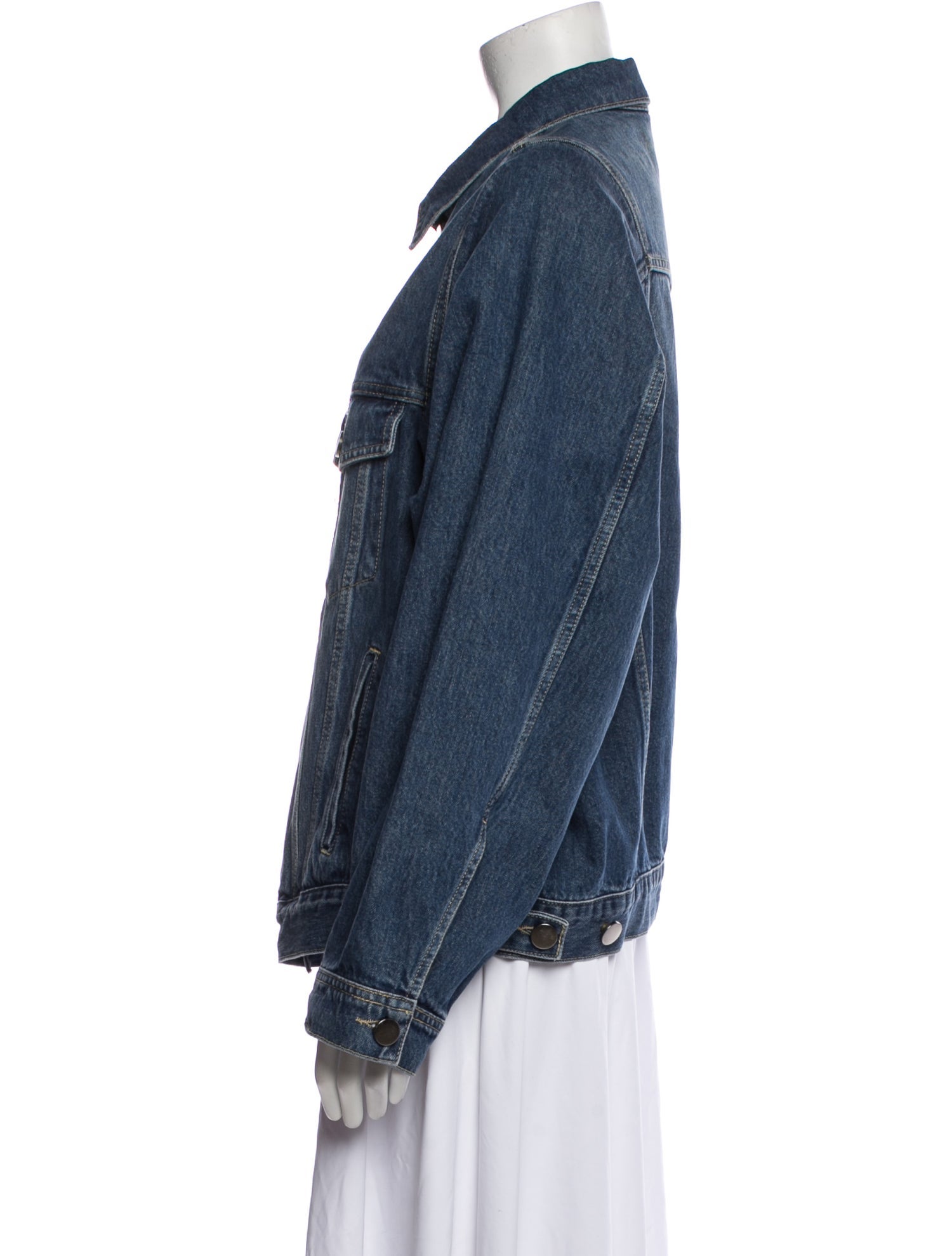 Raey Denim Jacket - Blue Jackets, Clothing - RAEYY22516 | The RealReal