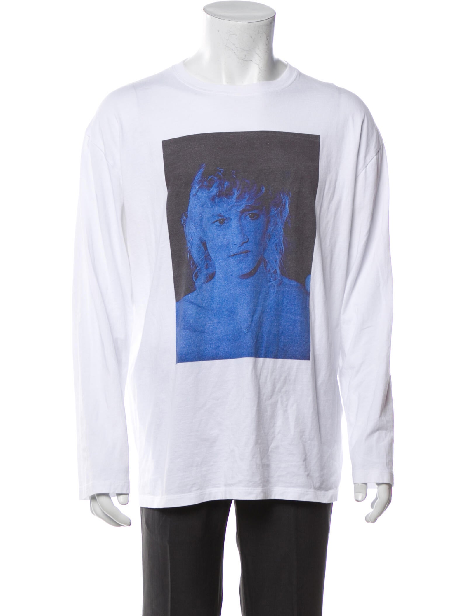 Raf Simons Graphic Print Crew Neck T-Shirt - White T-Shirts, Clothing ...