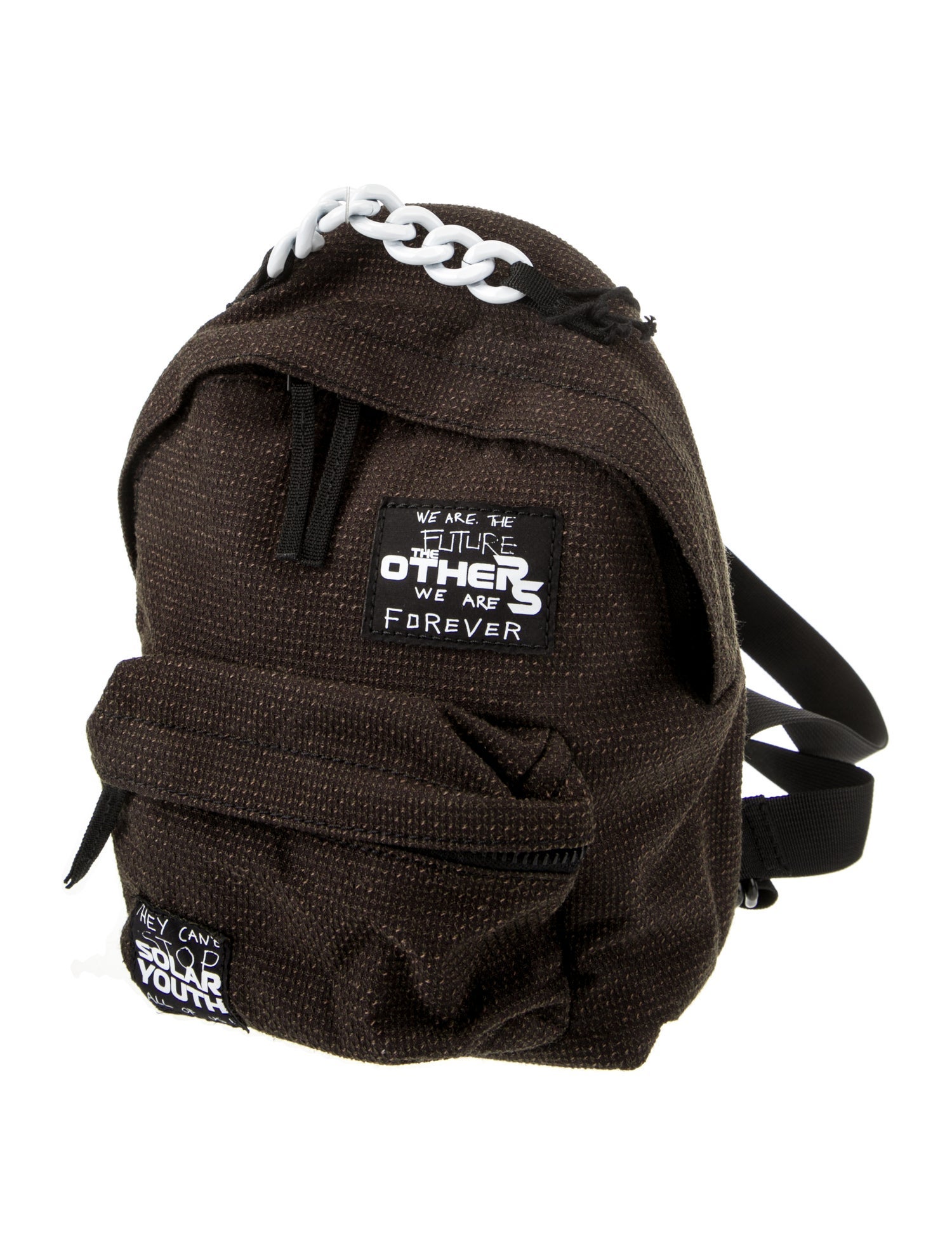 Raf Simons Canvas Backpack - Brown Backpacks, Bags - RAF25553 | The ...