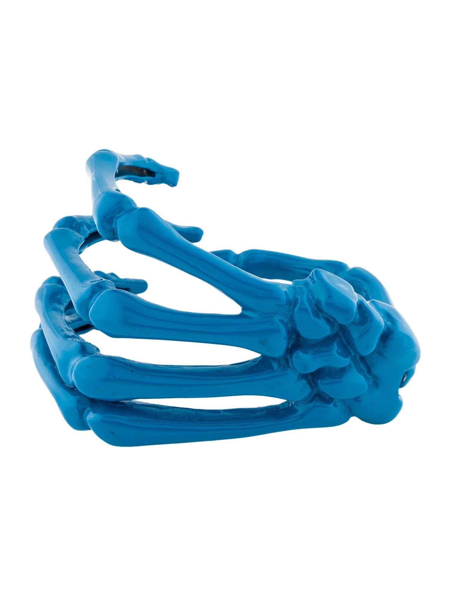 Raf Simons Skeleton Cuff Bracelet - Blue, Brass Cuff, Bracelets ...