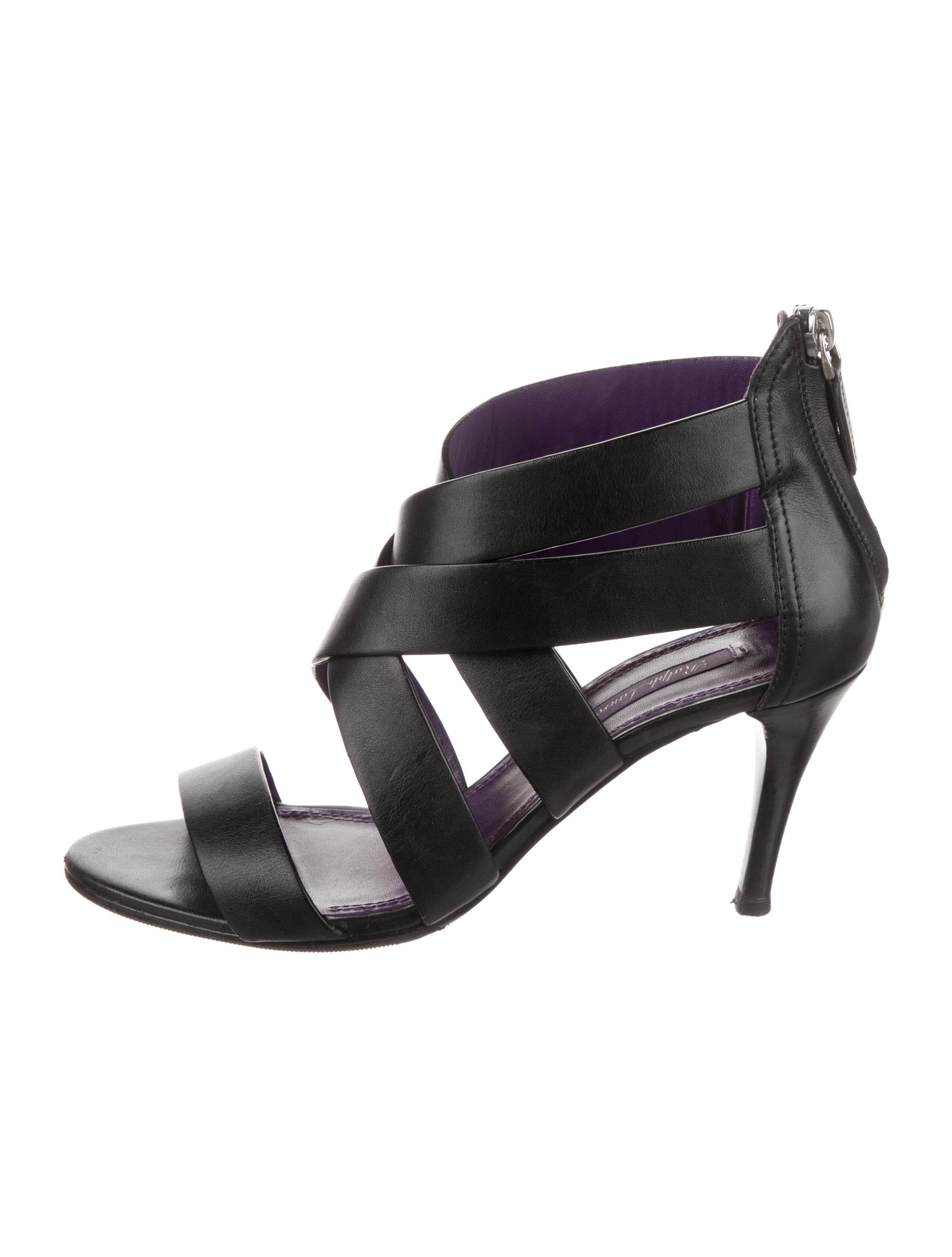 Ralph Lauren Collection Sandals - Black Sandals, Shoes - RAL20324 | The ...