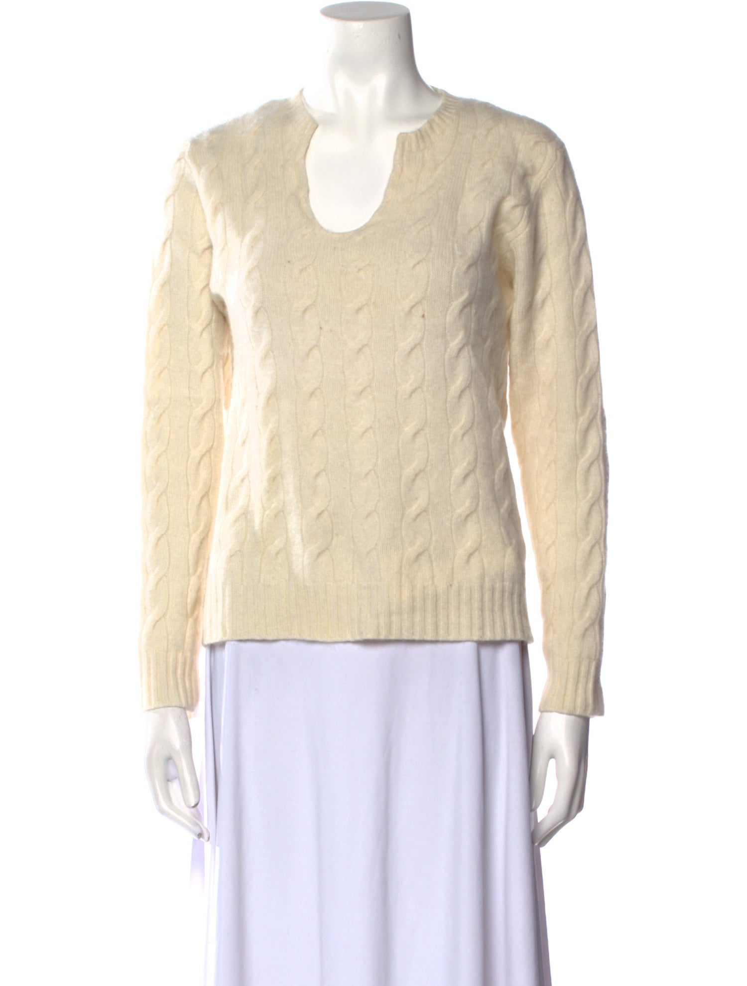 RLX by Ralph Lauren Cashmere Mock Neck Sweater - Neutrals Knitwear ...