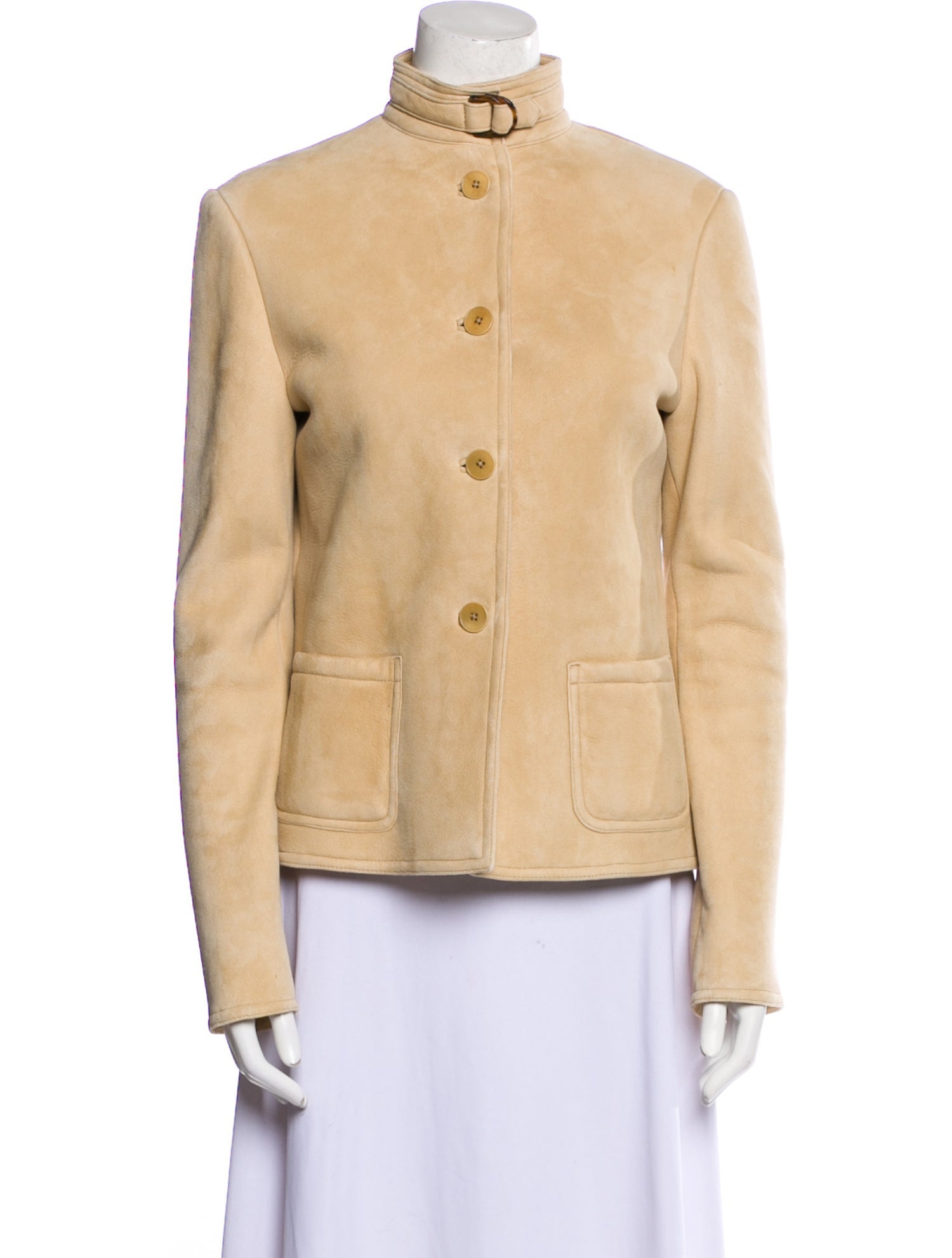 Ralph Lauren Purple Label Shearling Fur Jacket - Neutrals Jackets ...