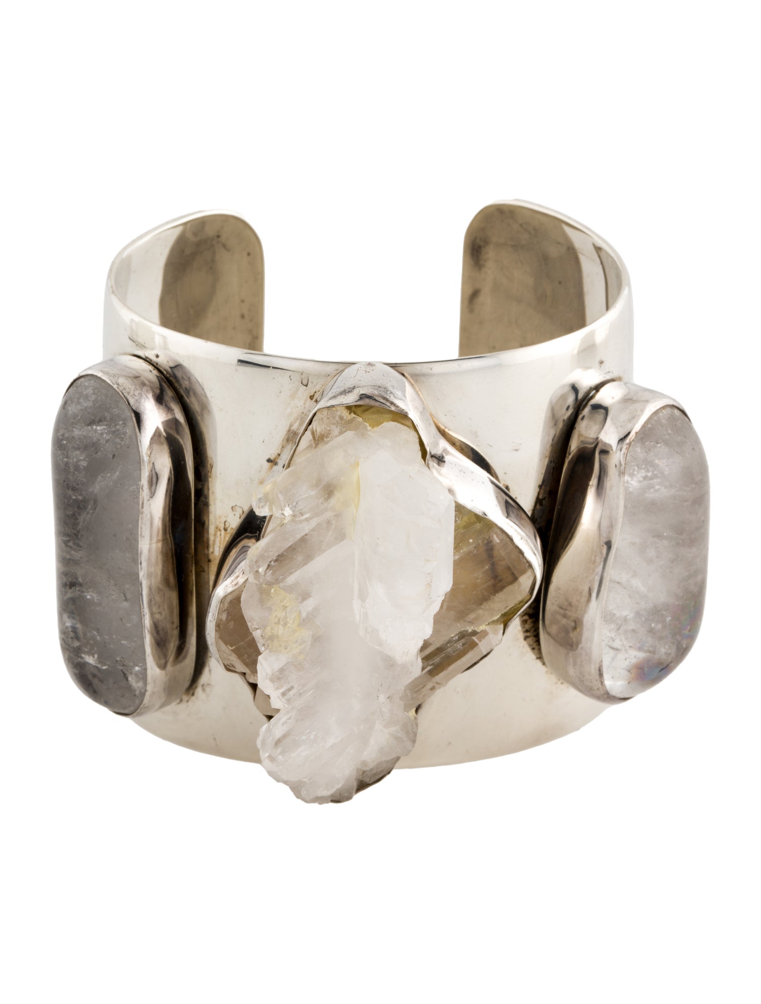 Rebecca Collins Quartz Cuff - Sterling Silver Cuff, Bracelets ...