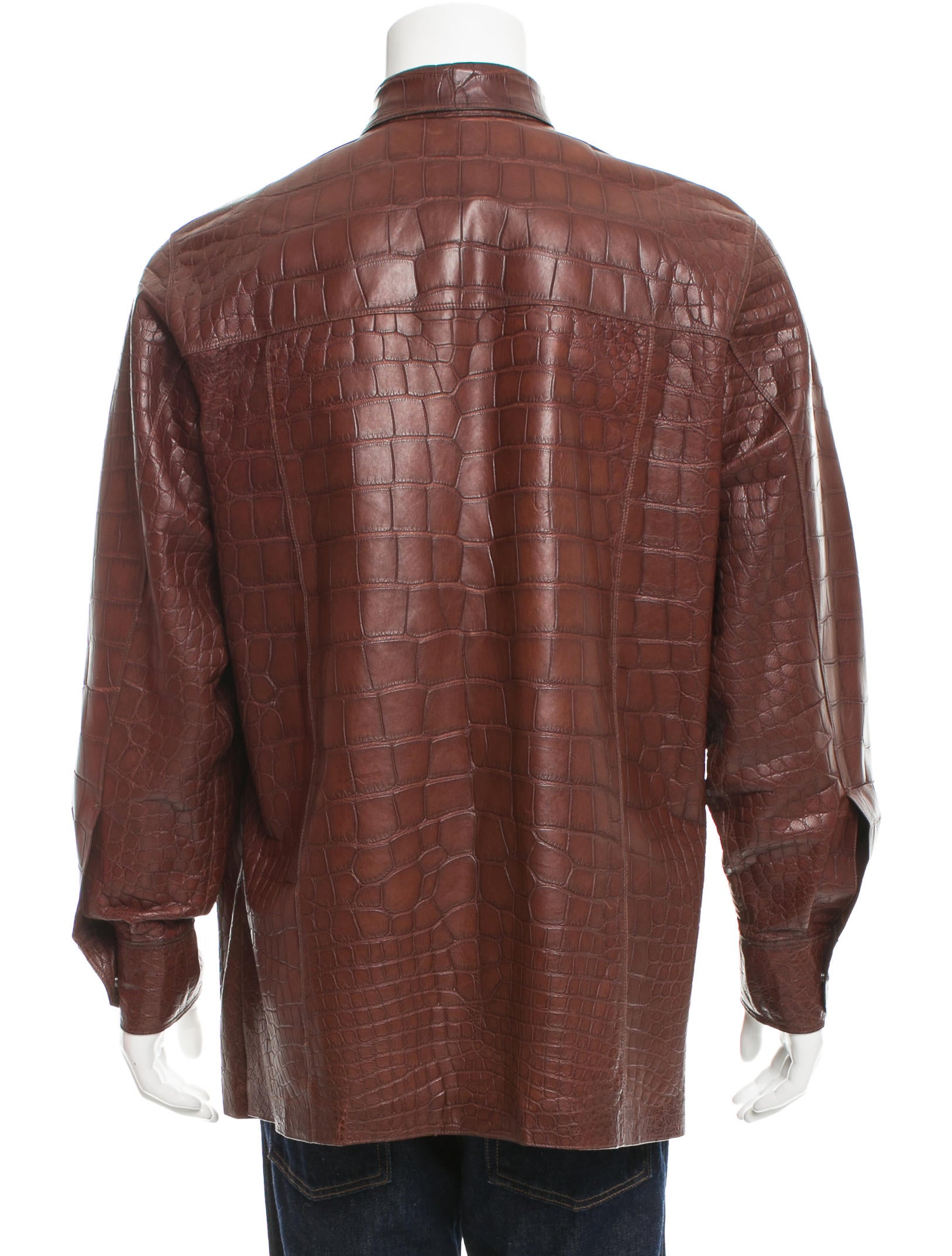 Stefano Ricci Crocodile Shirt Jacket - Clothing - RCC20197 | The RealReal