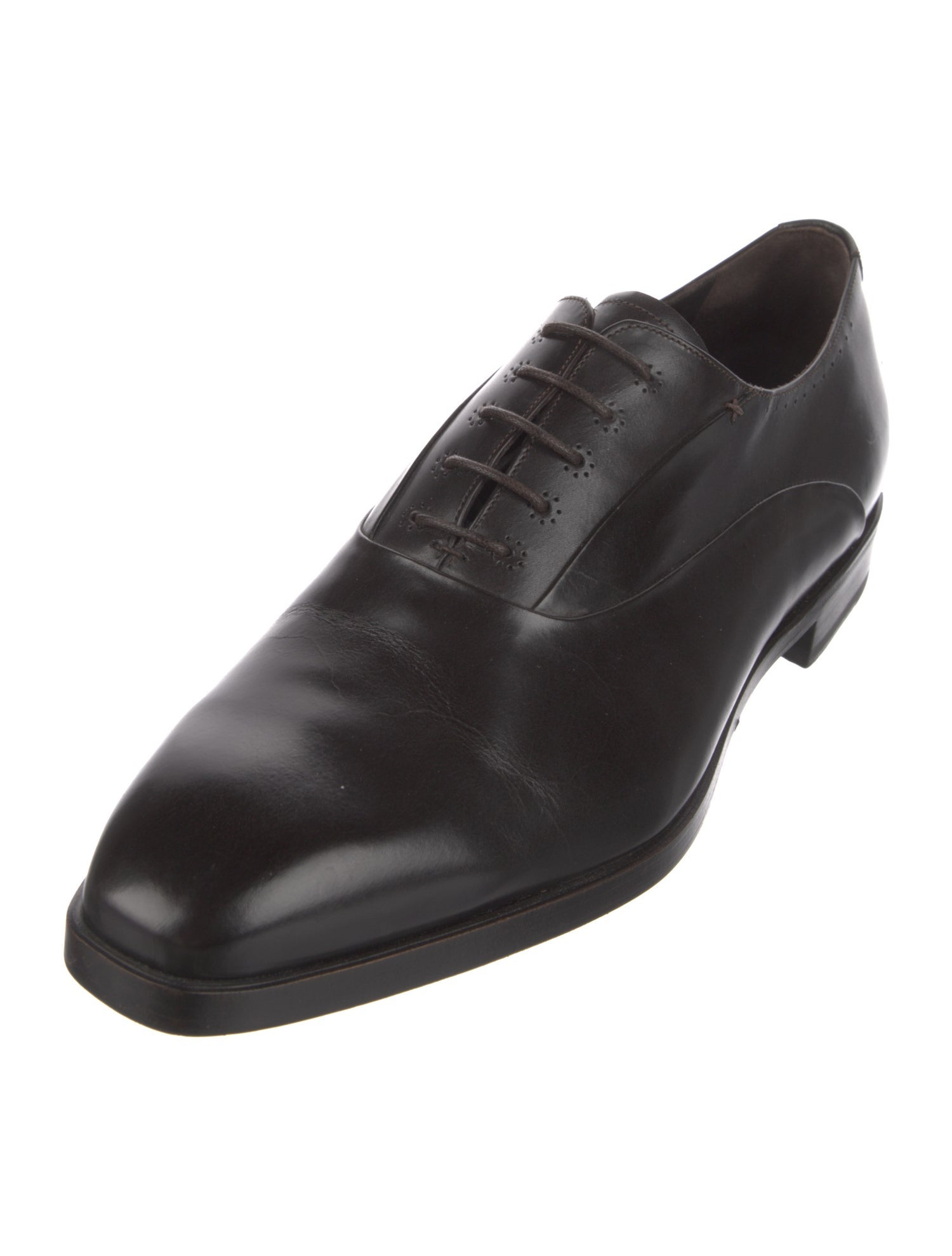 Gucci Leather Oxfords - Brown Oxfords, Shoes - GUC1698199 | The RealReal
