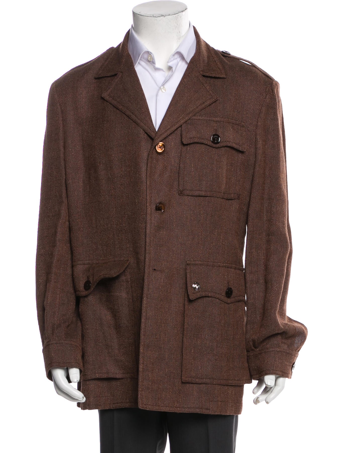 Stefano Ricci Blazer - Brown Suiting, Clothing - RCC28369 | The RealReal