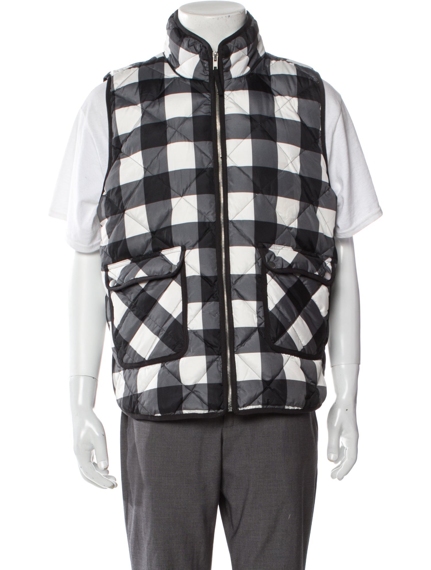 Woolrich Plaid Print Denim Jacket - Black Outerwear, Clothing ...