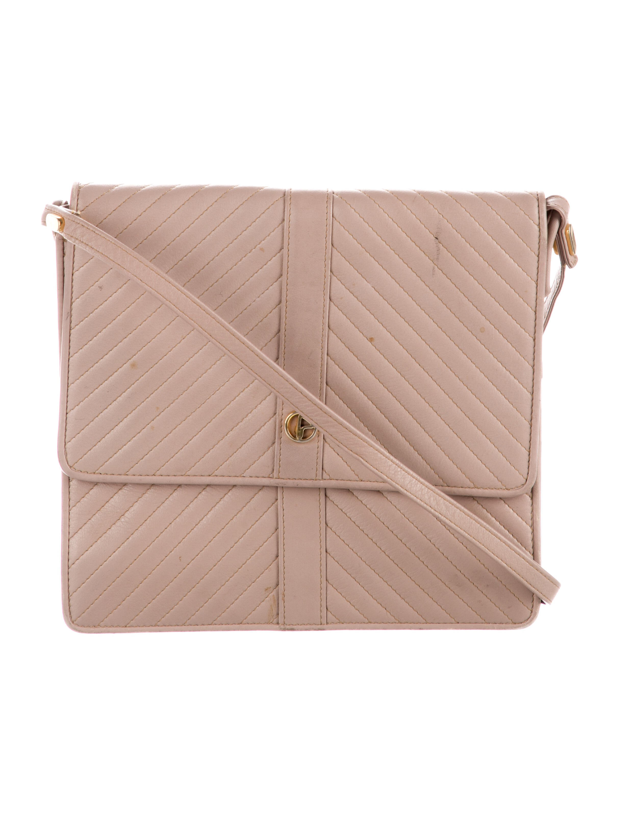Roberta di Camerino Leather Crossbody Bag - Pink Crossbody Bags ...
