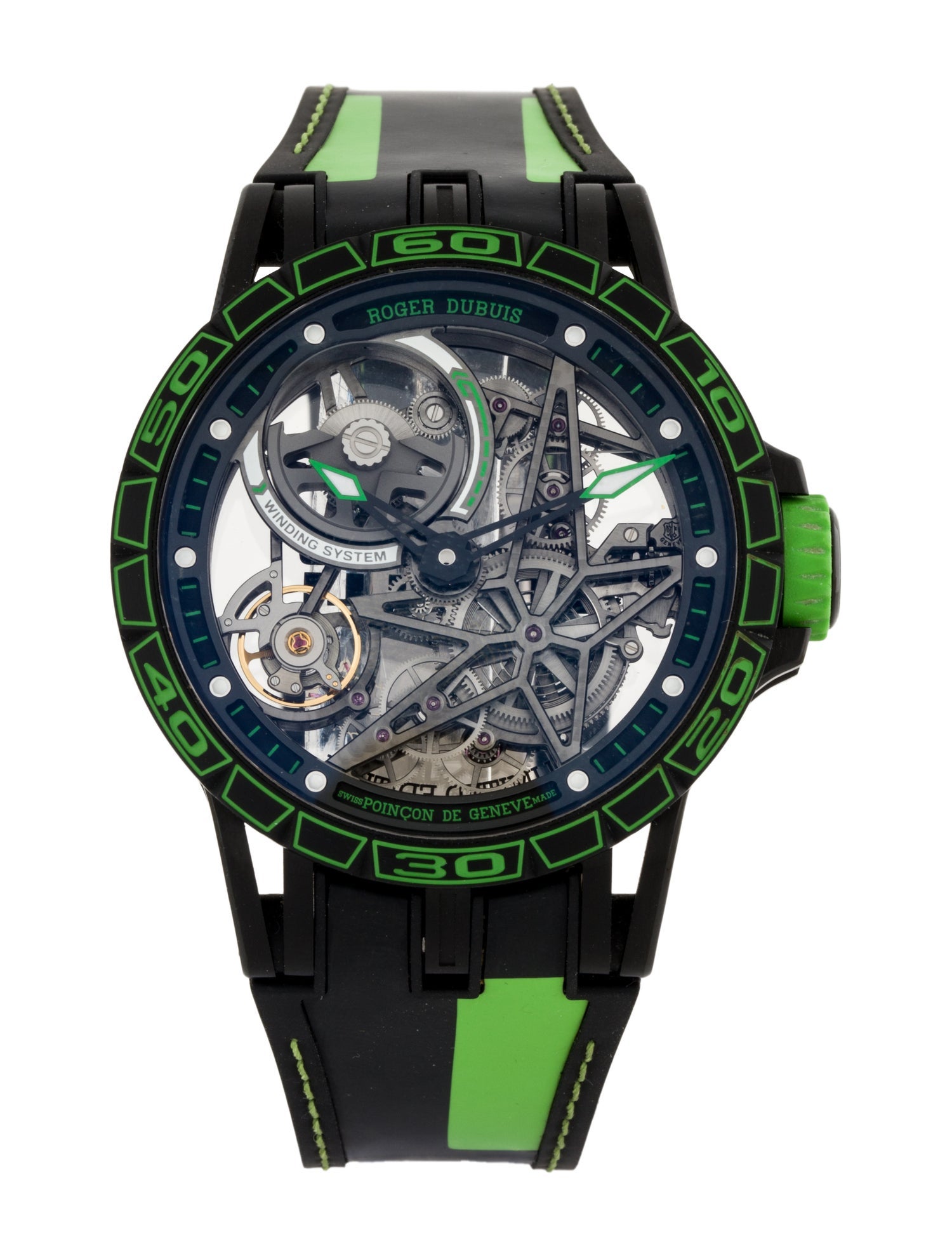 Roger Dubuis Excalibur Spider Monobalancier Pirelli Watch - RDDBEX0706 ...