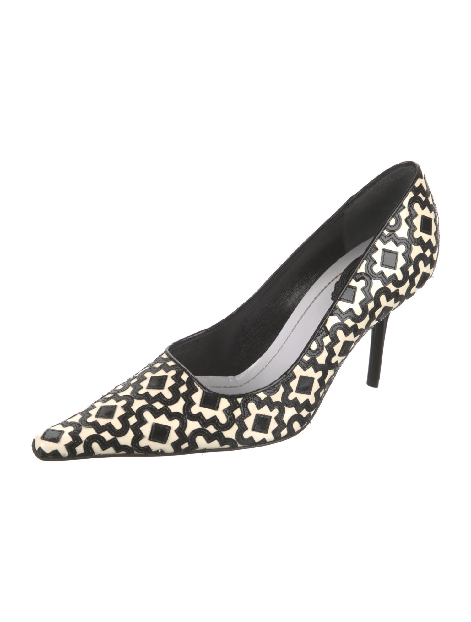 Alice + Olivia Calf Hair Animal Print Pumps w/ Tags - White Pumps ...