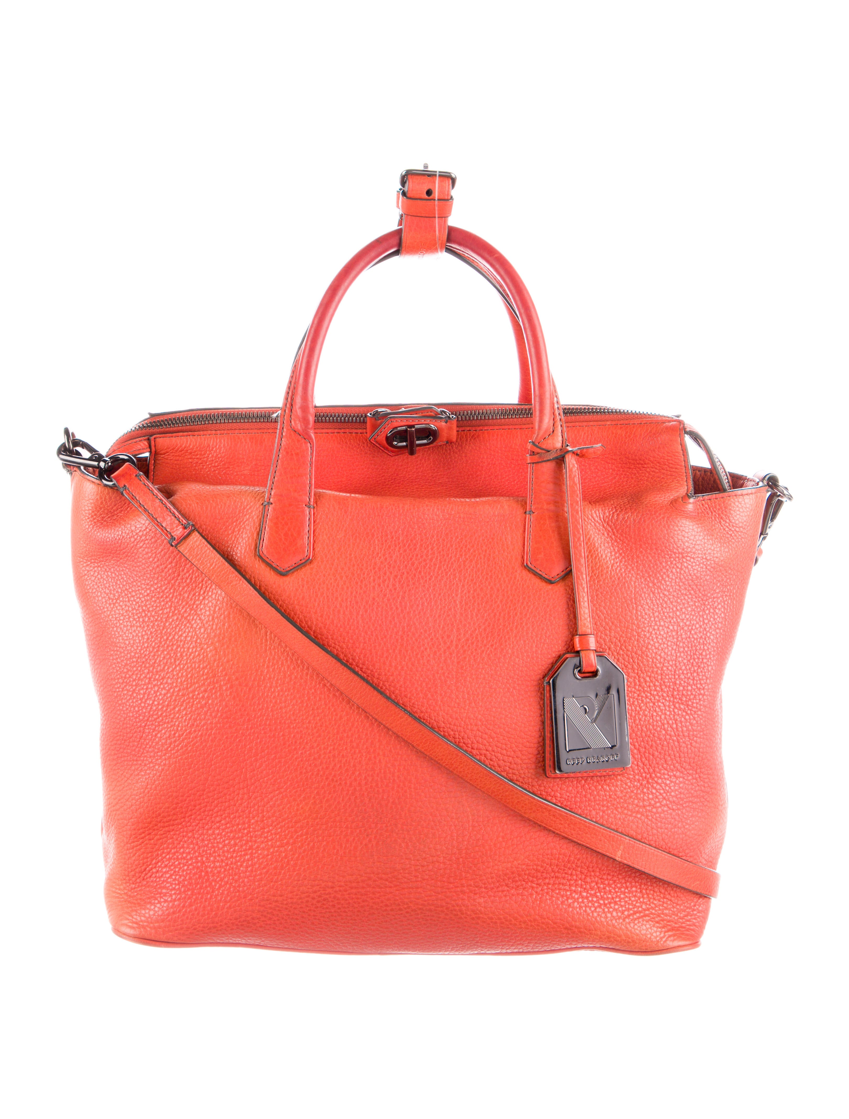 Reed Krakoff Leather Boxer Bag - Orange Shoulder Bags, Handbags ...