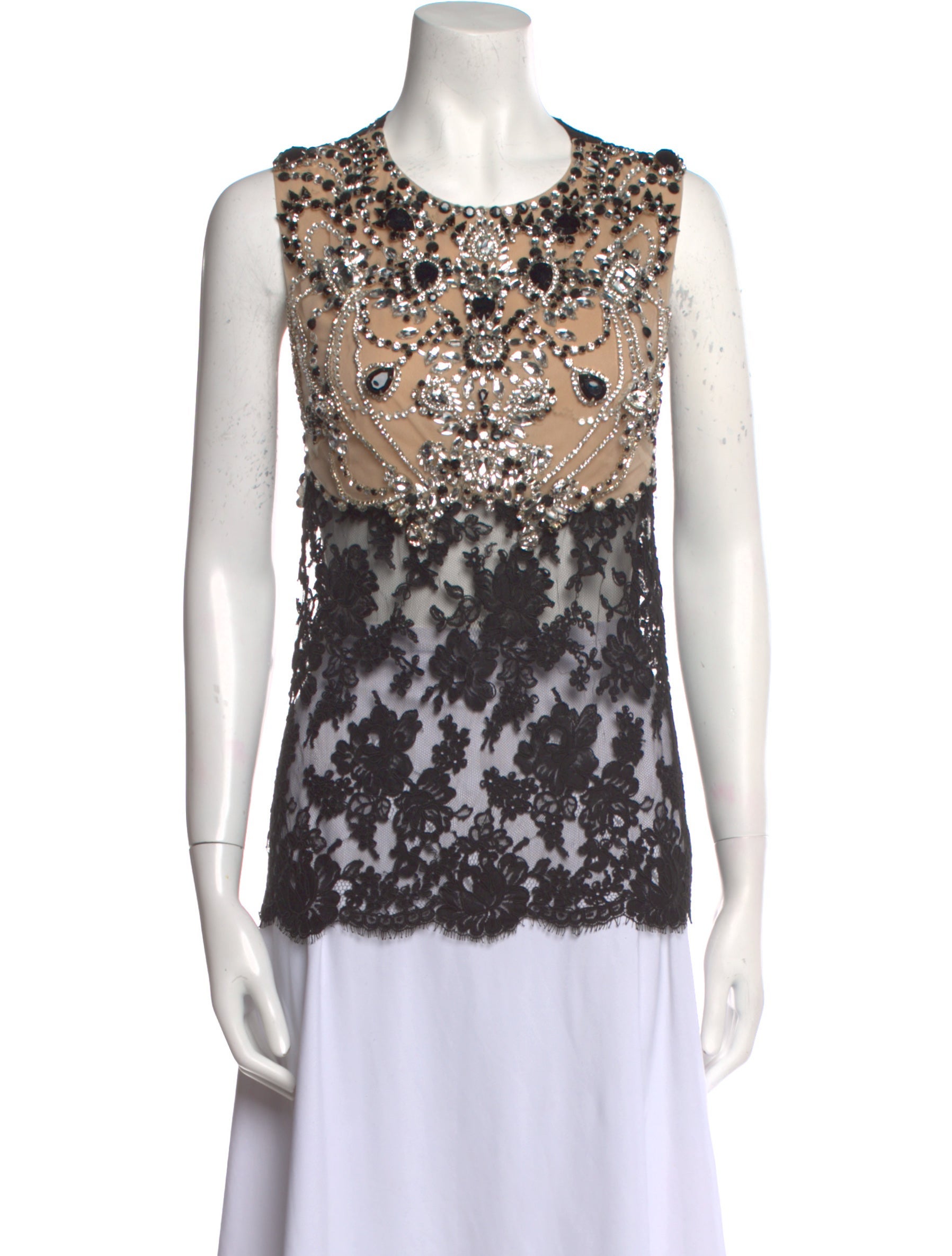 Reem Acra Top - Black Tops, Clothing - REM21775 | The RealReal