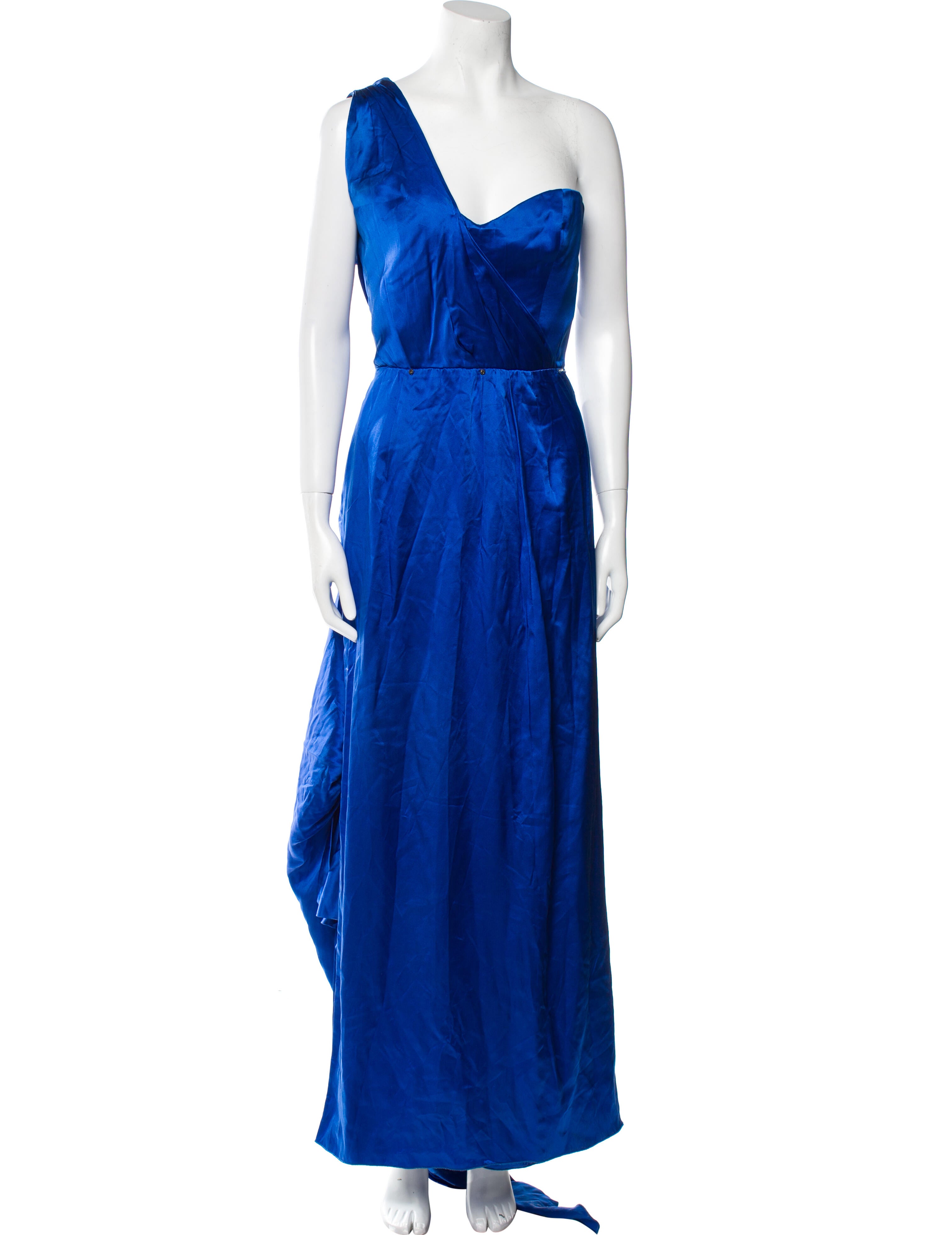 Reem Acra Silk Long Dress - Blue Dresses, Clothing - REM22010 | The ...
