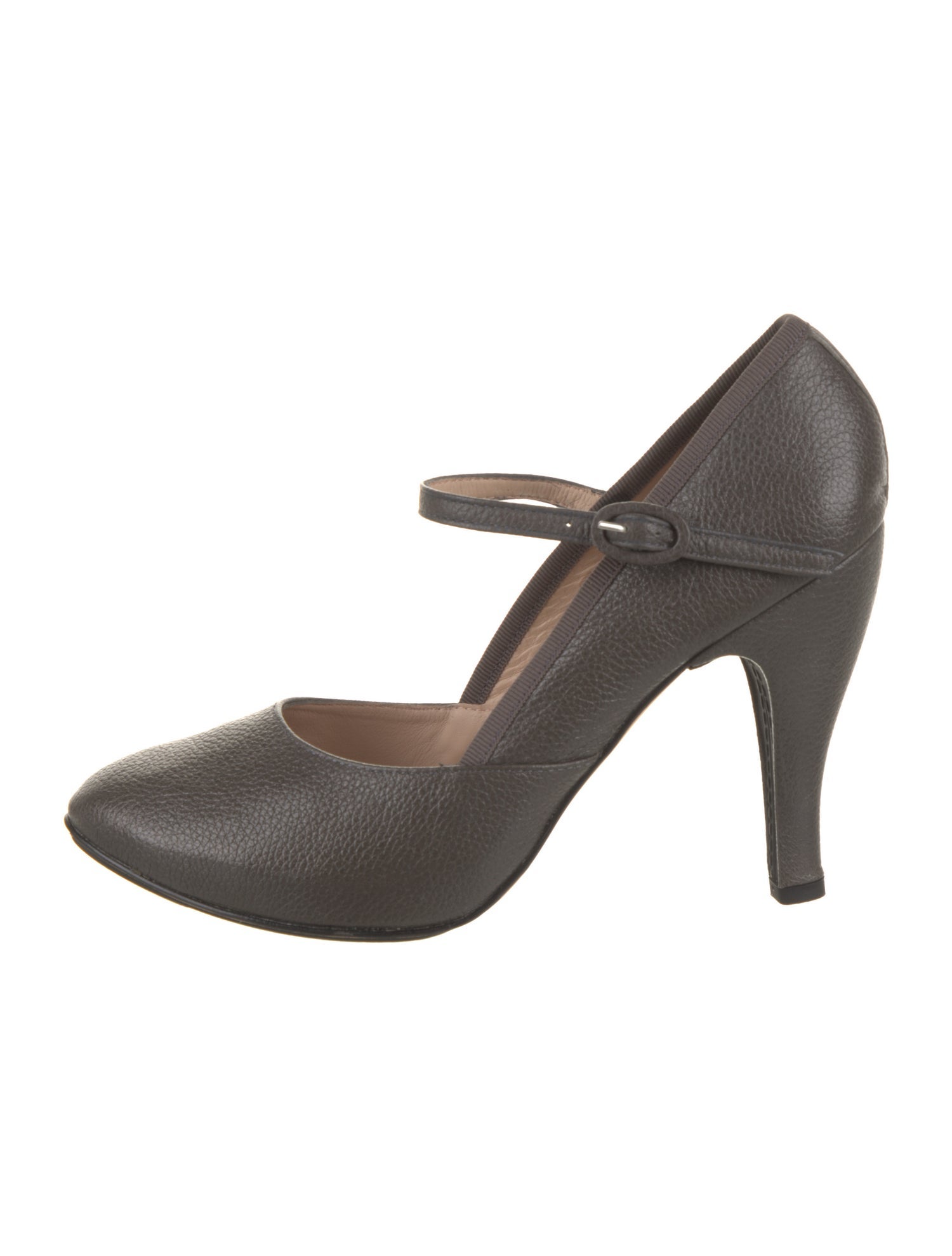 Repetto Leather D'Orsay Pumps - Grey Pumps, Shoes - REP28301 | The RealReal