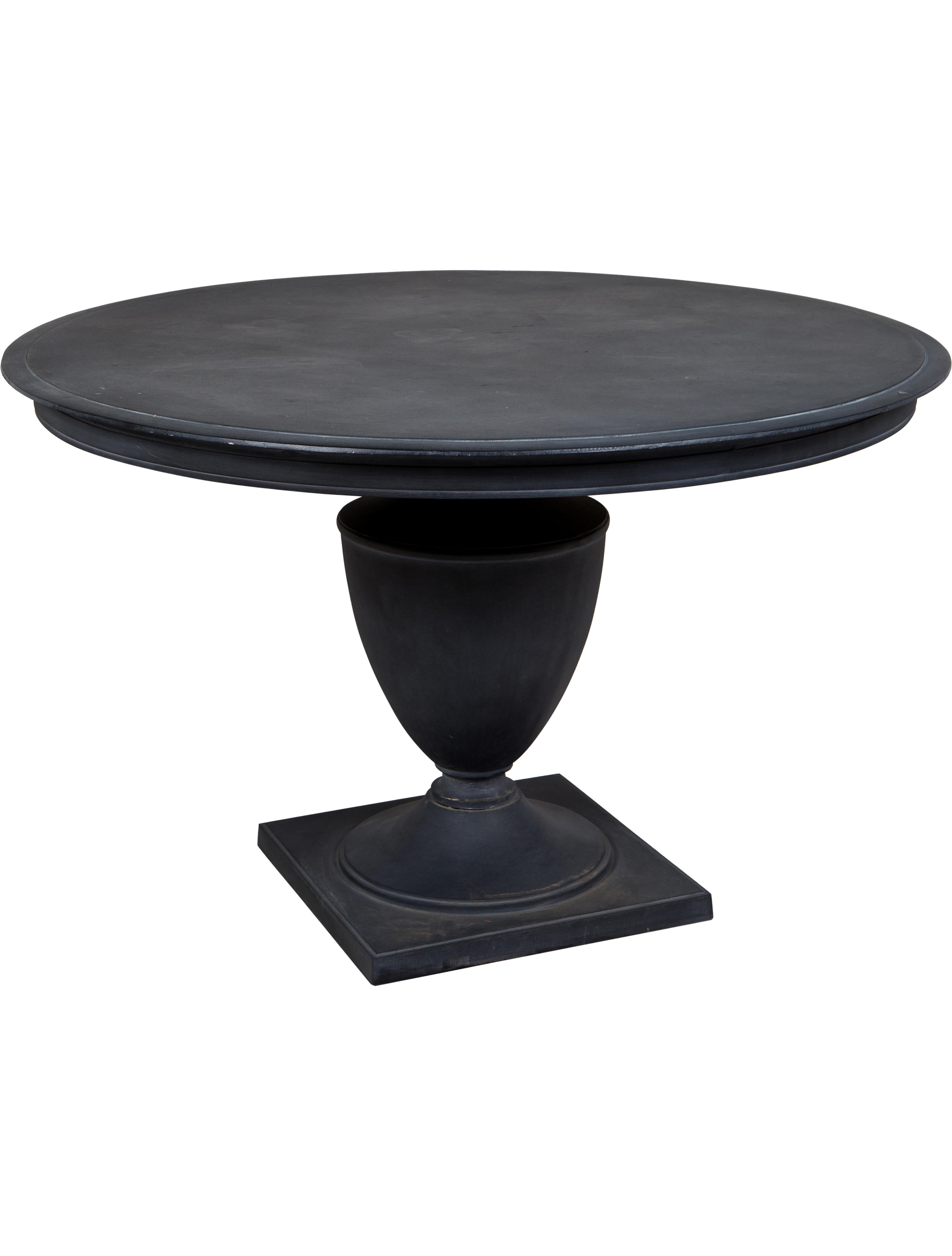 Restoration Hardware Klismos Round Dining Table - Grey, 1 pieces ...