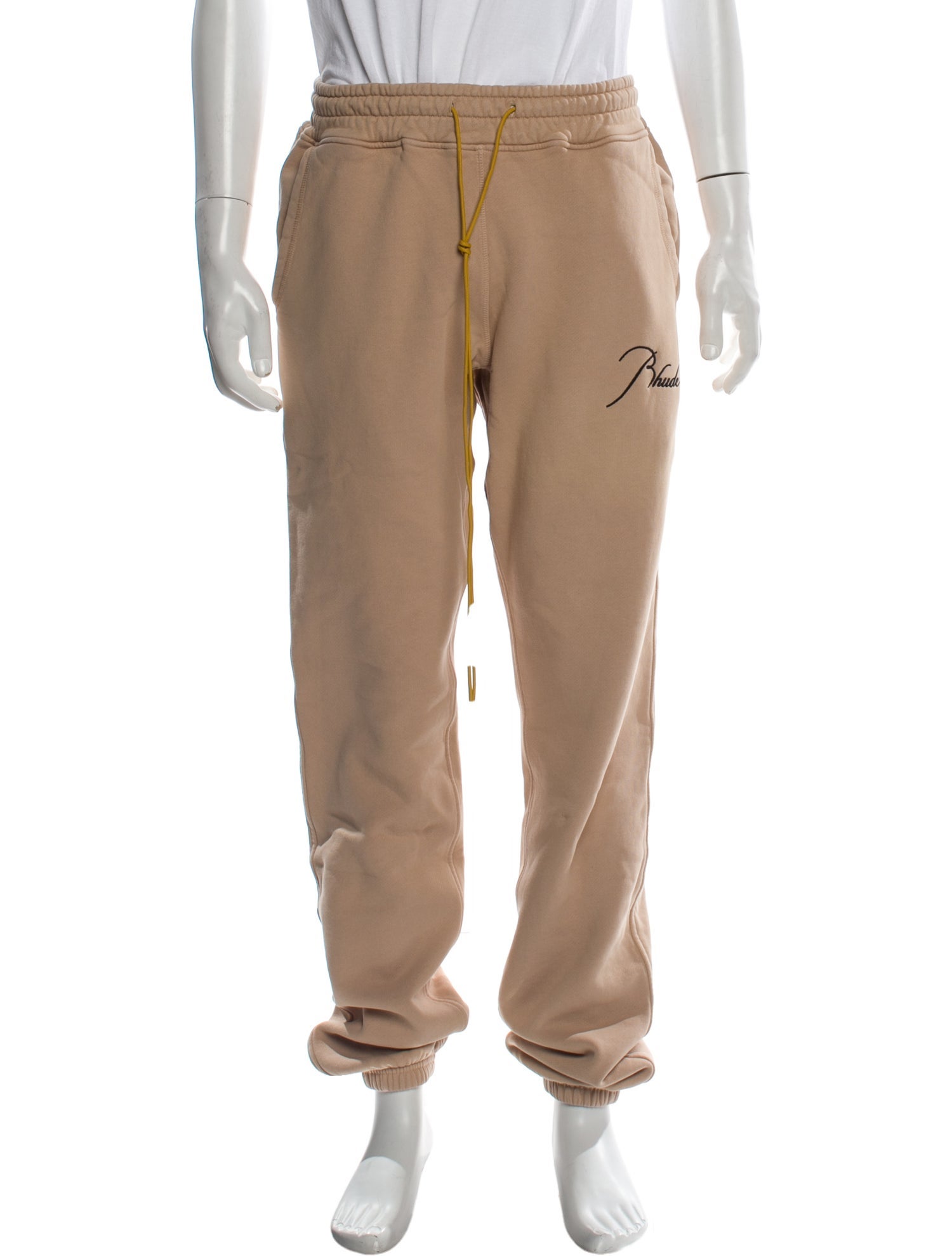 RHUDE Graphic Print Sweatpants w/ Tags - Neutrals, 10.5" Rise Pants, Clothing - RHUDE24786 | The ...
