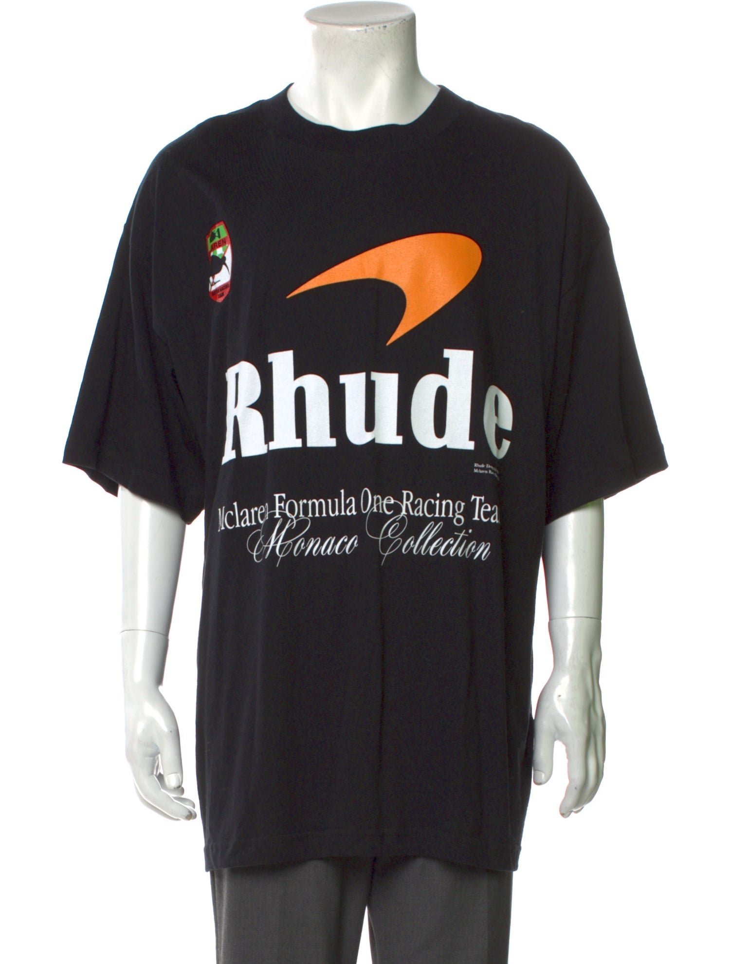 RHUDE Graphic Print Crew Neck T-Shirt w/ Tags - Black T-Shirts ...