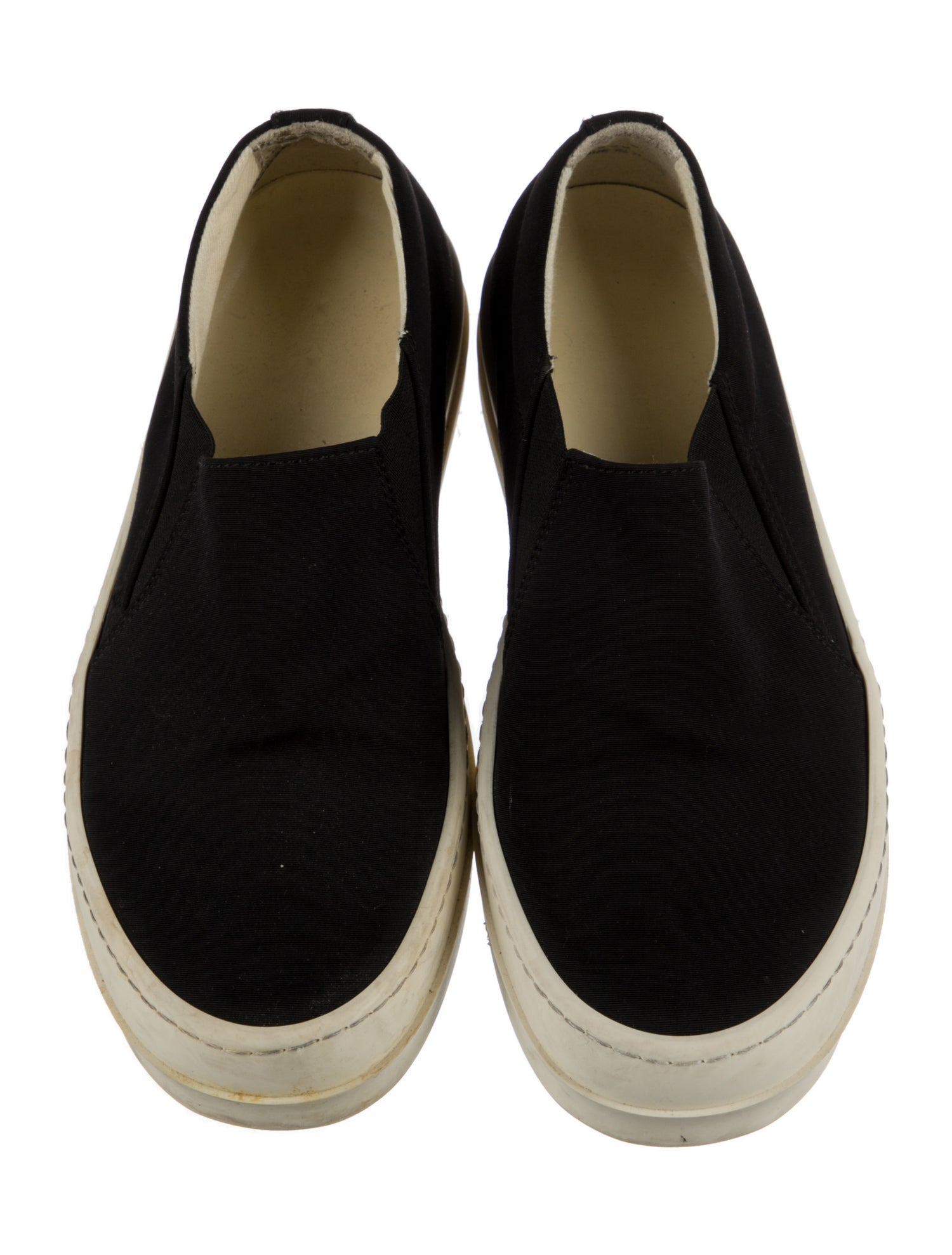 Rick Owens Leather Loafers - Black Flats, Shoes - RIC101663 | The RealReal