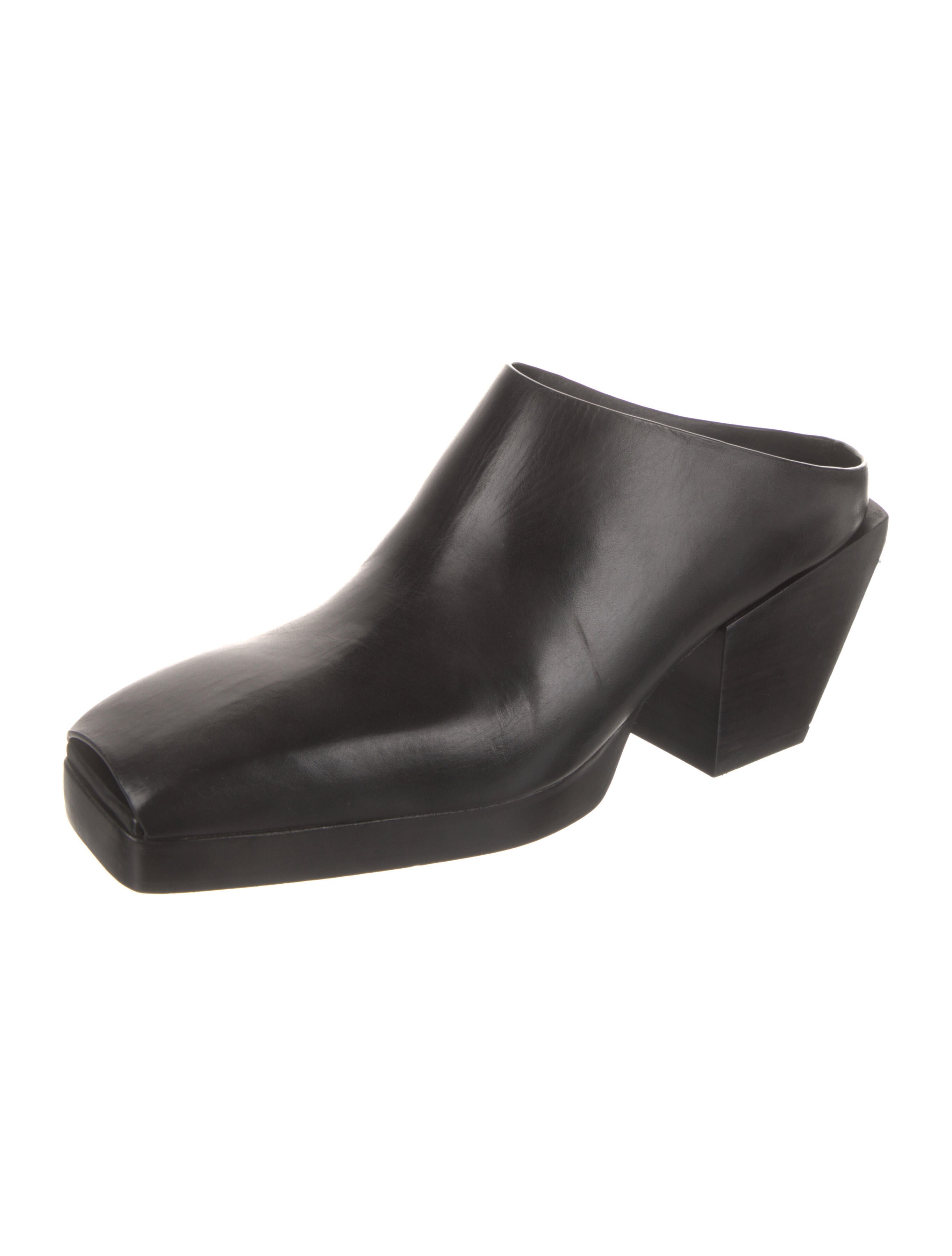 Rick Owens Leather Dress Loafers - Black Loafers, Shoes - RIC70650 ...