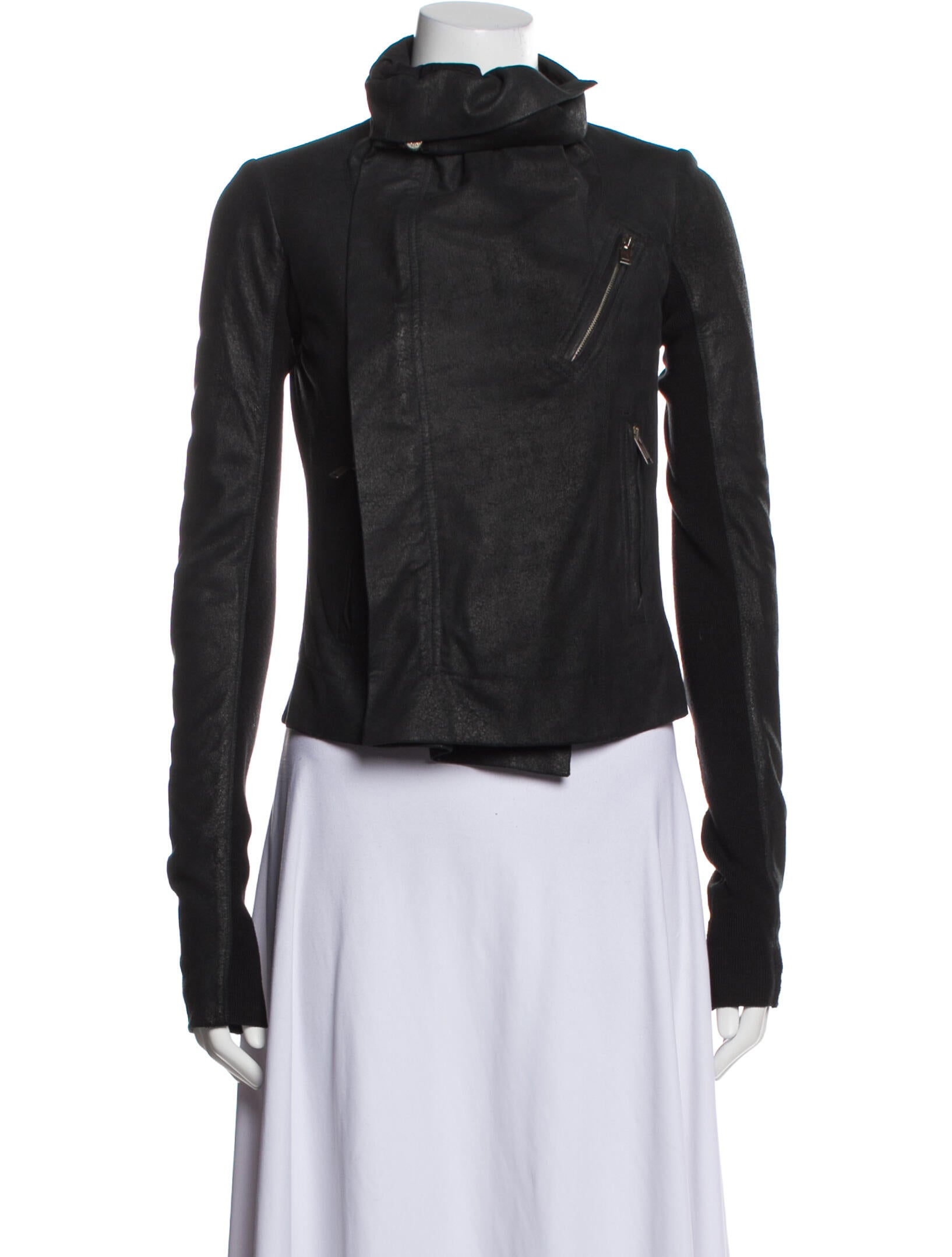 Rick Owens Biker Jacket - Black Jackets, Clothing - RIC78610 | The RealReal