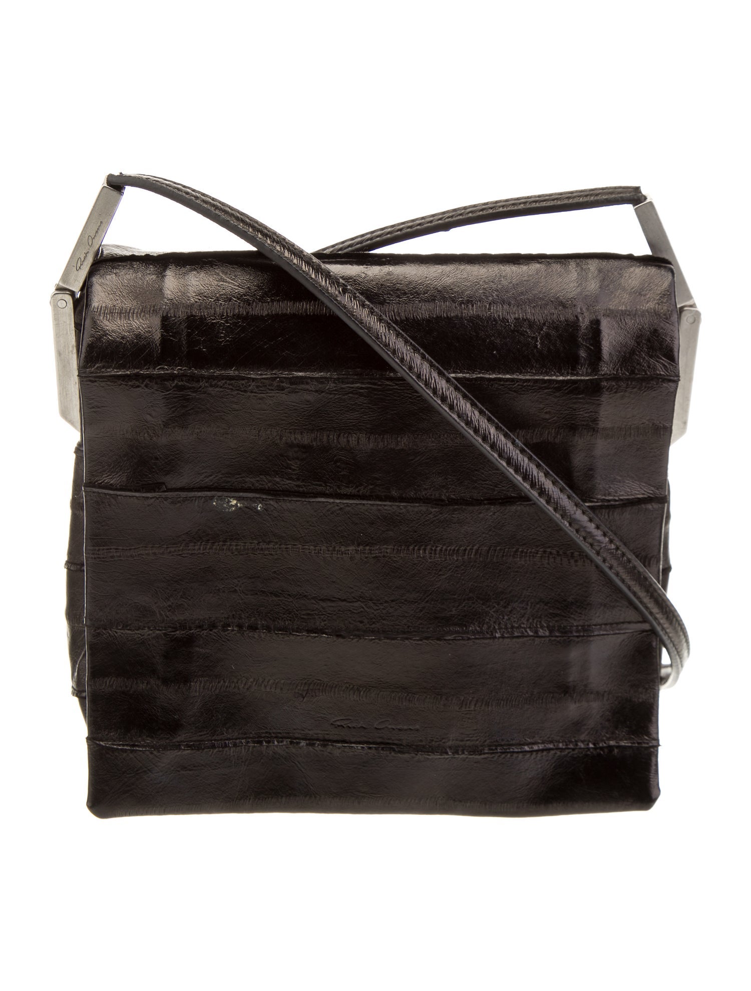 Rick Owens Adri Eel Shoulder Bag - Black Crossbody Bags, Handbags ...