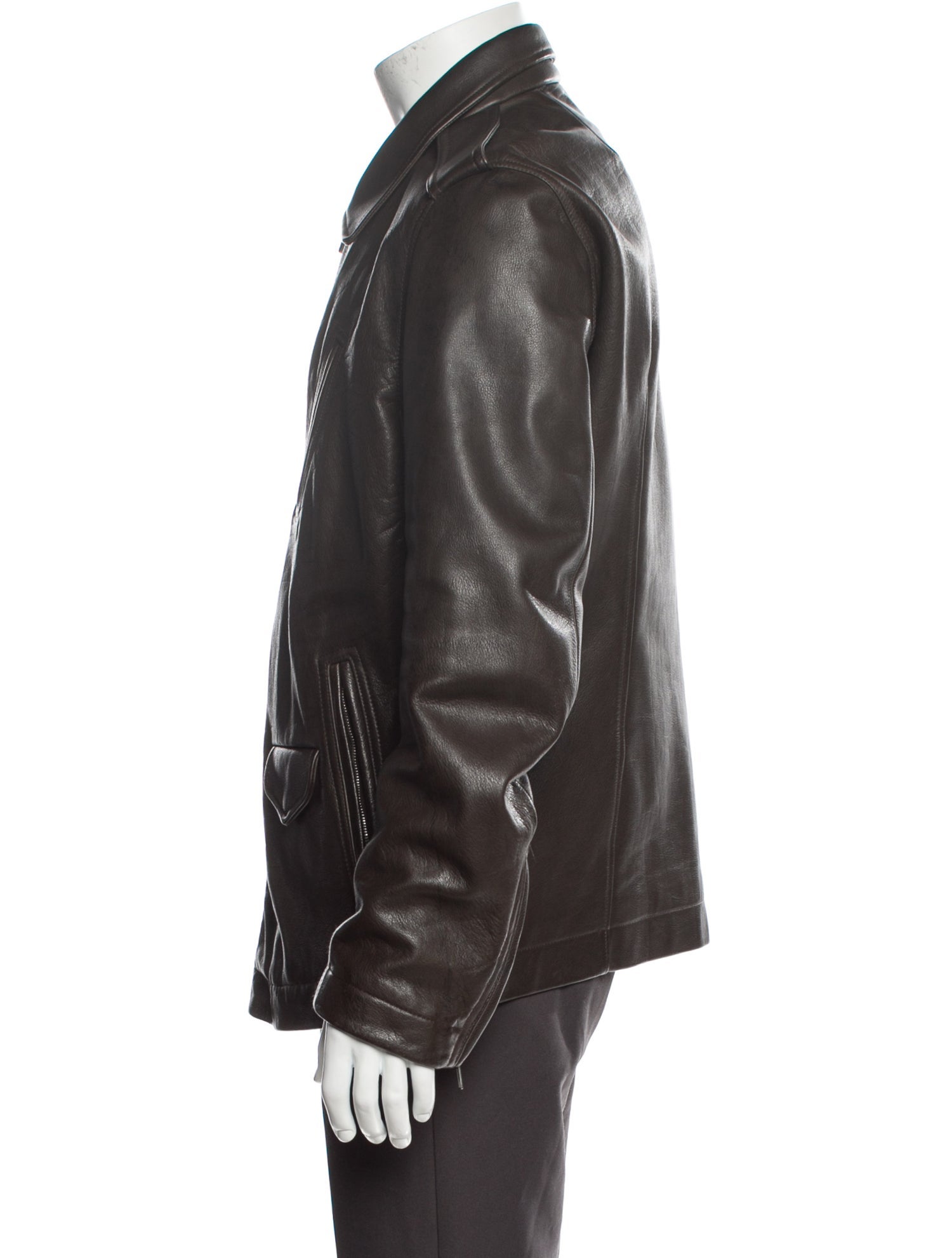 Rick Owens Lamb Leather Bomber Jacket - Black Outerwear, Clothing ...