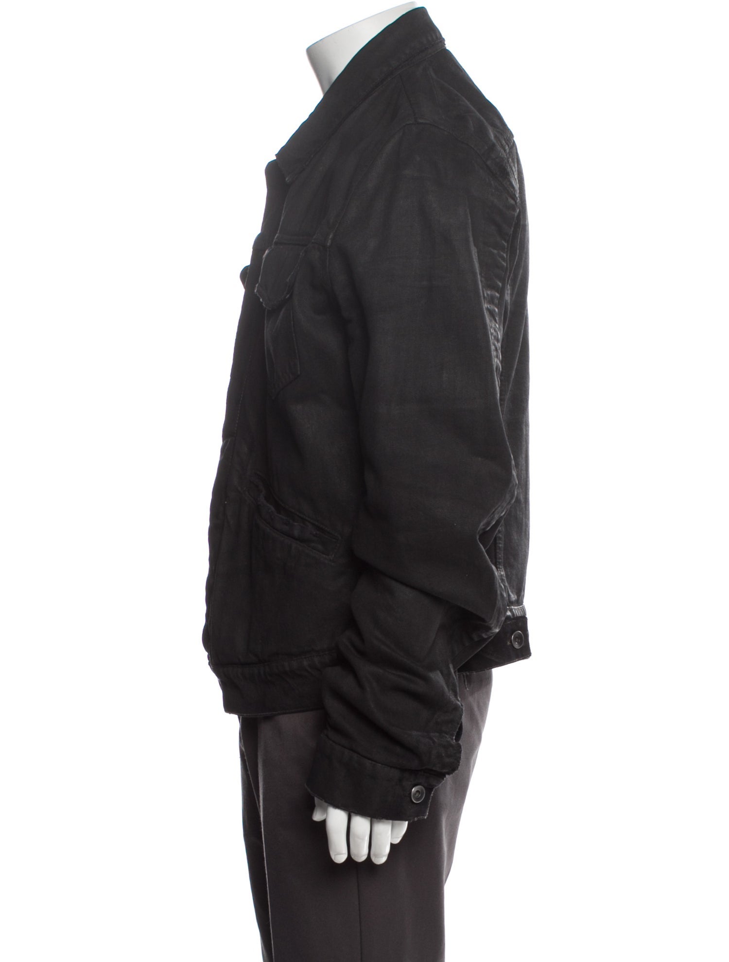 Rick Owens Trucker Jacket - Black Outerwear, Clothing - RIC81078 | The ...