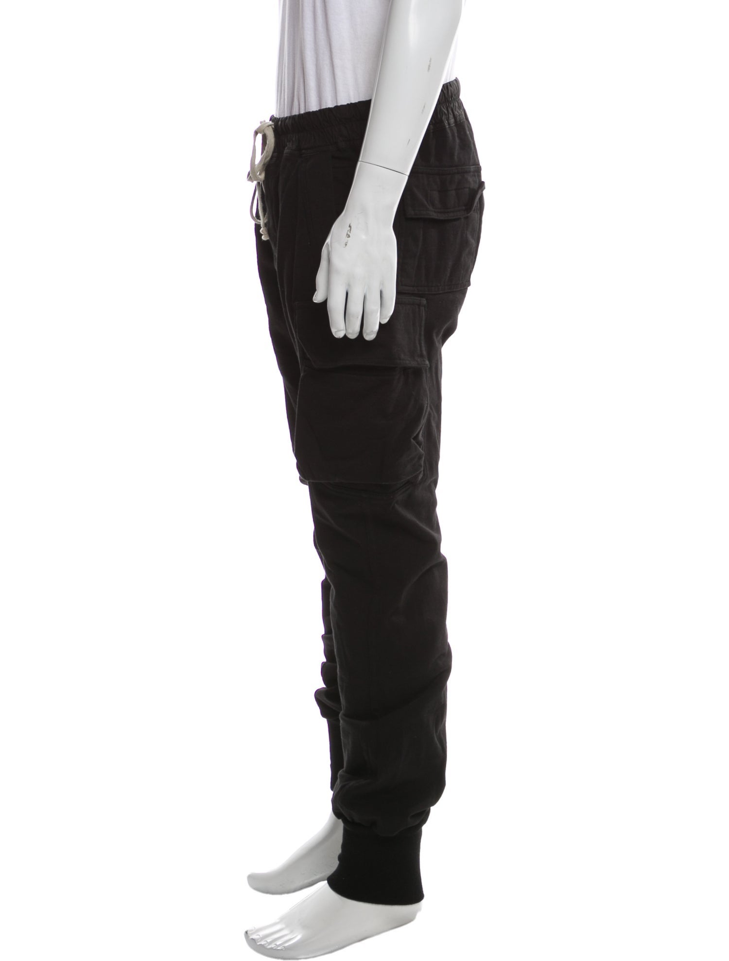 Rick Owens Joggers - Black, 11.25" Rise Pants, Clothing - RIC87093 ...