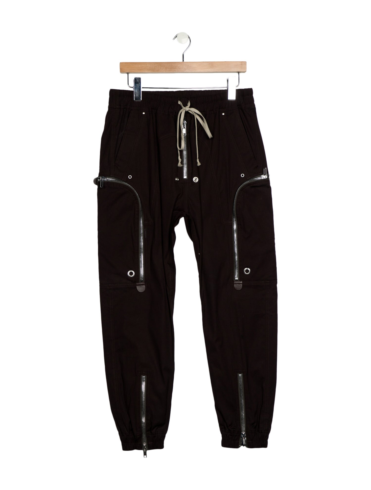 Rick Owens Joggers - Brown, 14" Rise Pants, Clothing - RIC90227 | The ...