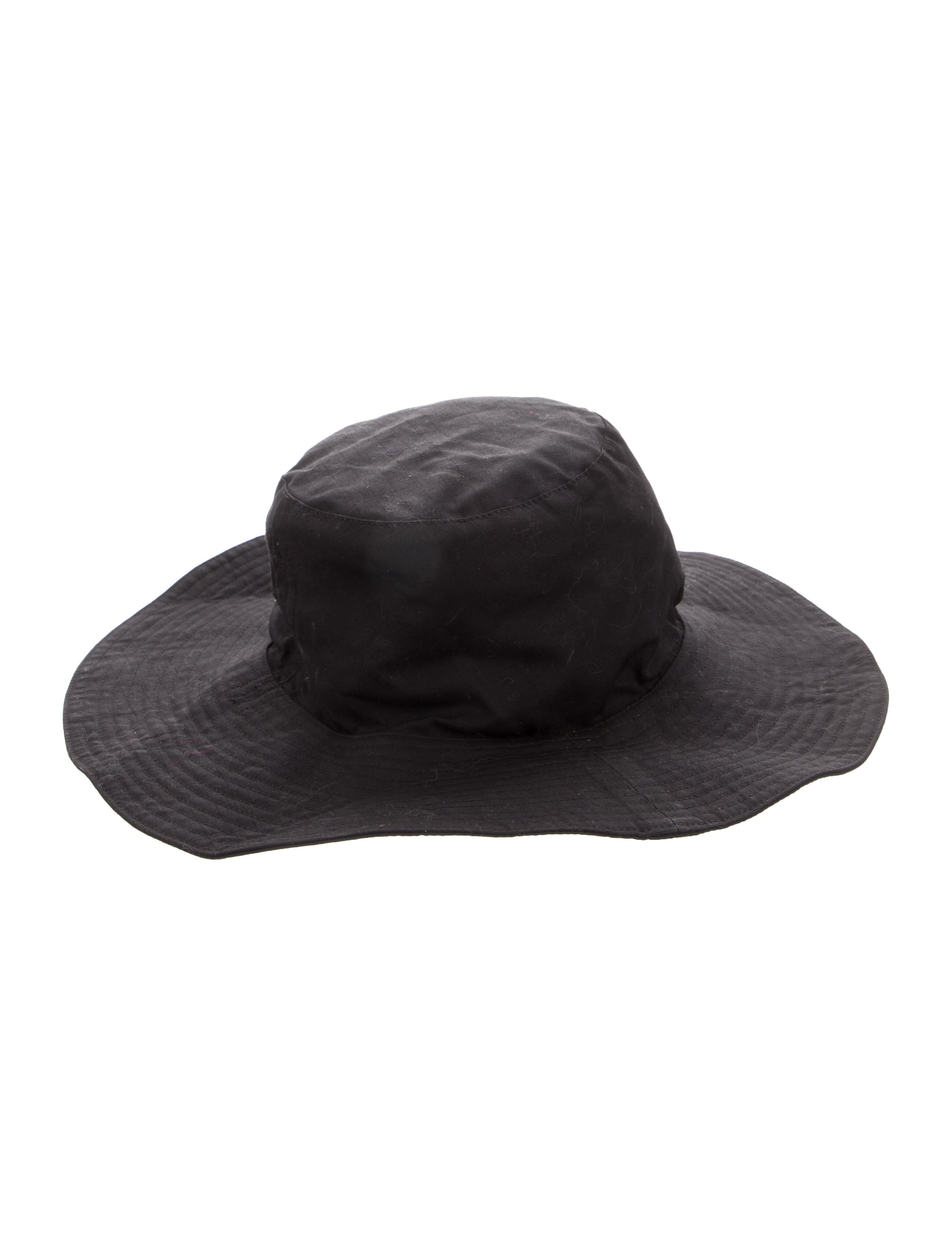 Rick Owens Wide Brim Bucket Hat - Black Hats, Accessories - RIC92196 ...