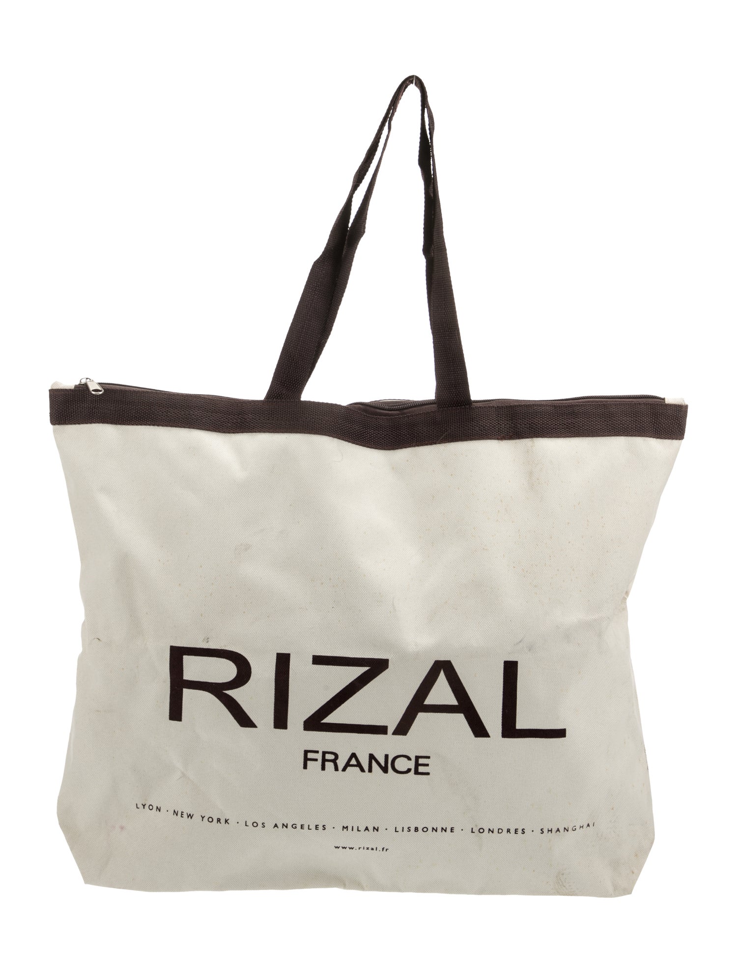 Rizal Canvas Tote - Neutrals Totes, Handbags - RIZAL20464 | The RealReal