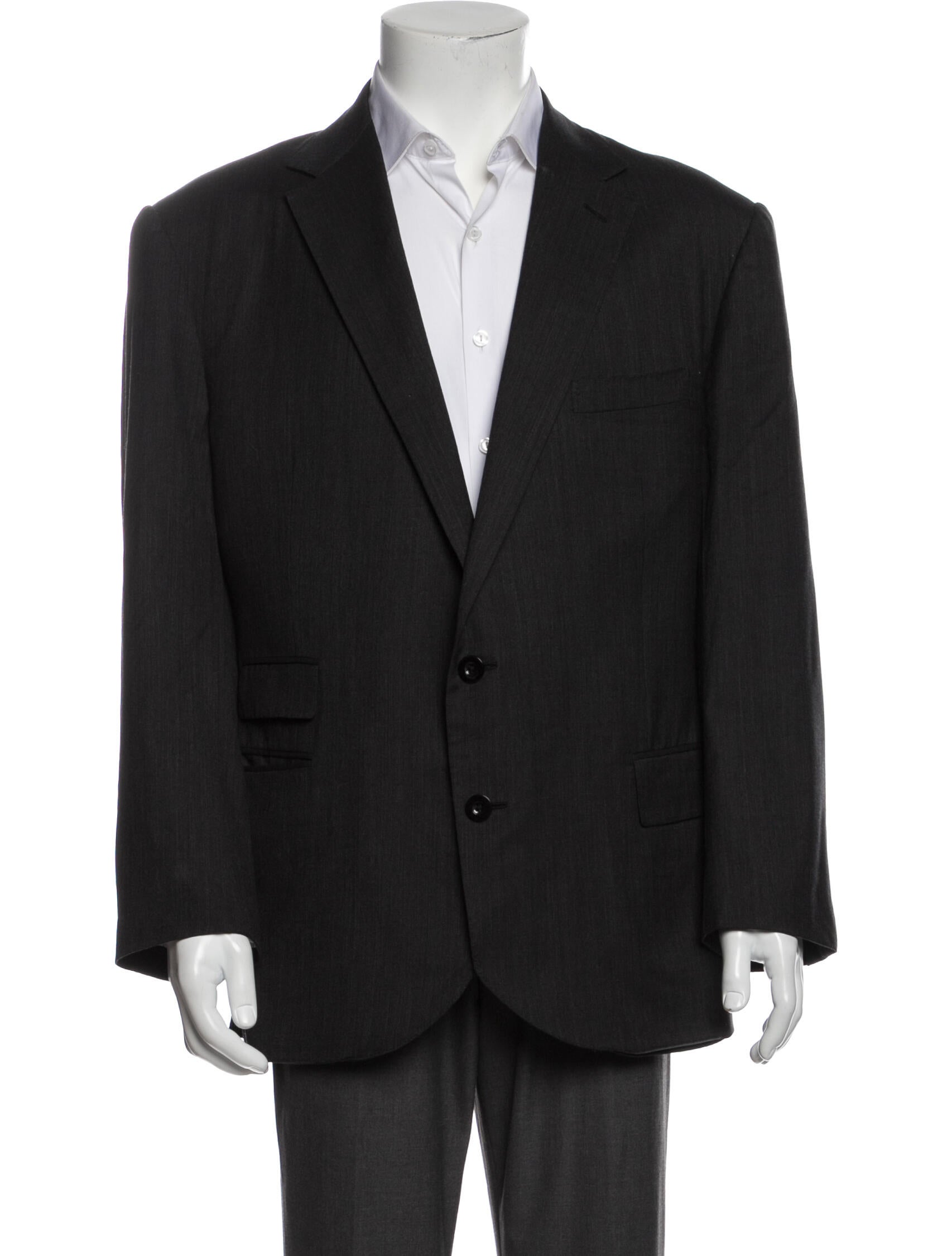 Ralph Lauren Purple Label Suit - Black Suiting, Clothing - RLPLB53413 ...