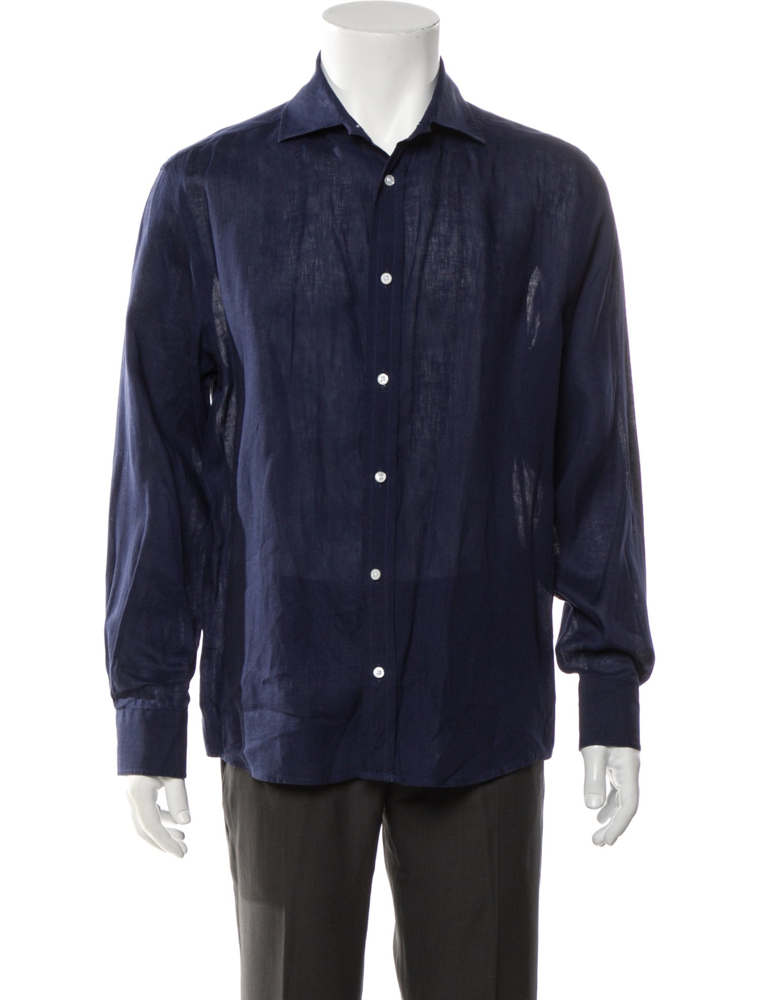 Ralph Lauren Purple Label Long Sleeve Shirt - Blue Casual Shirts ...