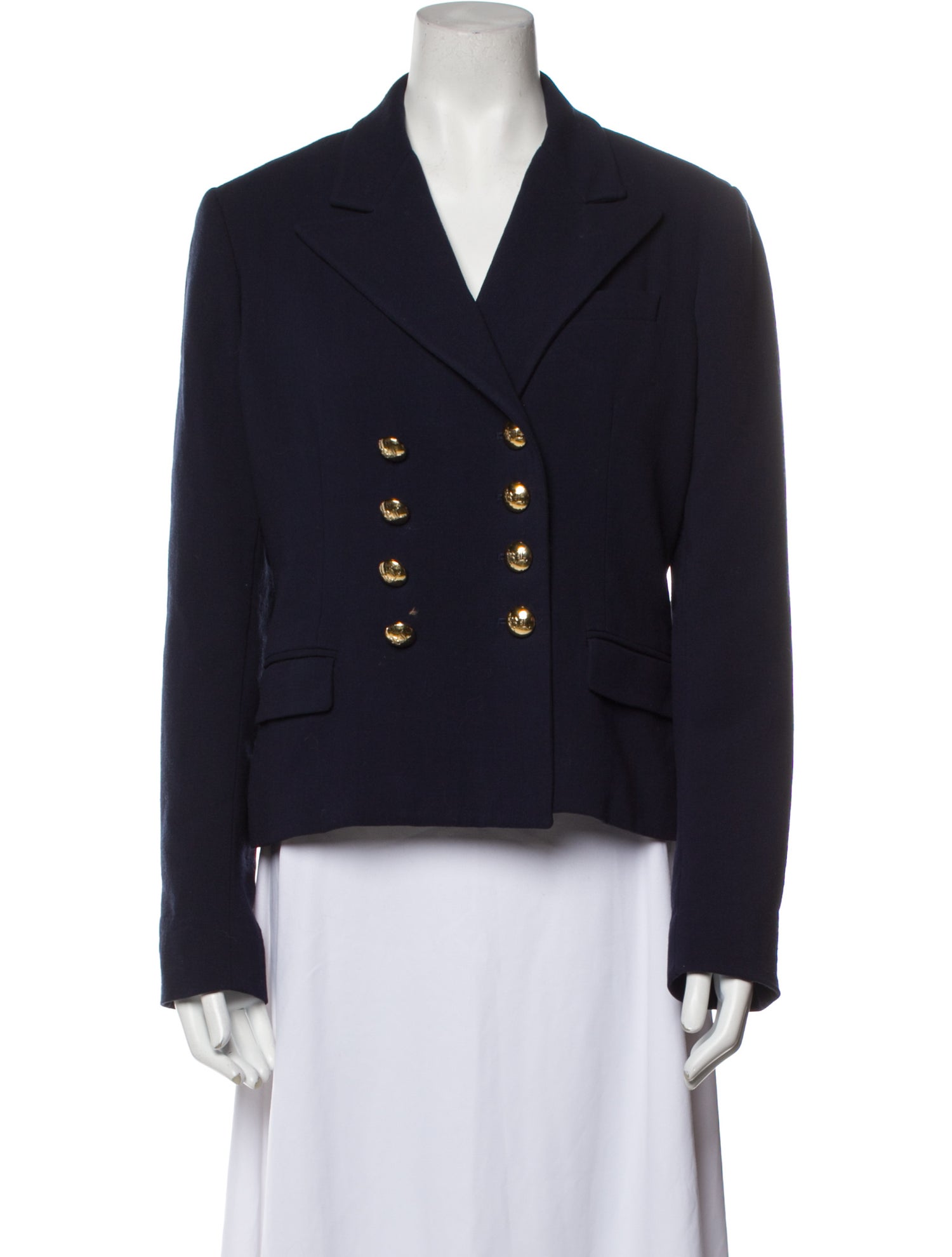Ralph Lauren Collection Wool Evening Jacket - Blue Jackets, Clothing ...
