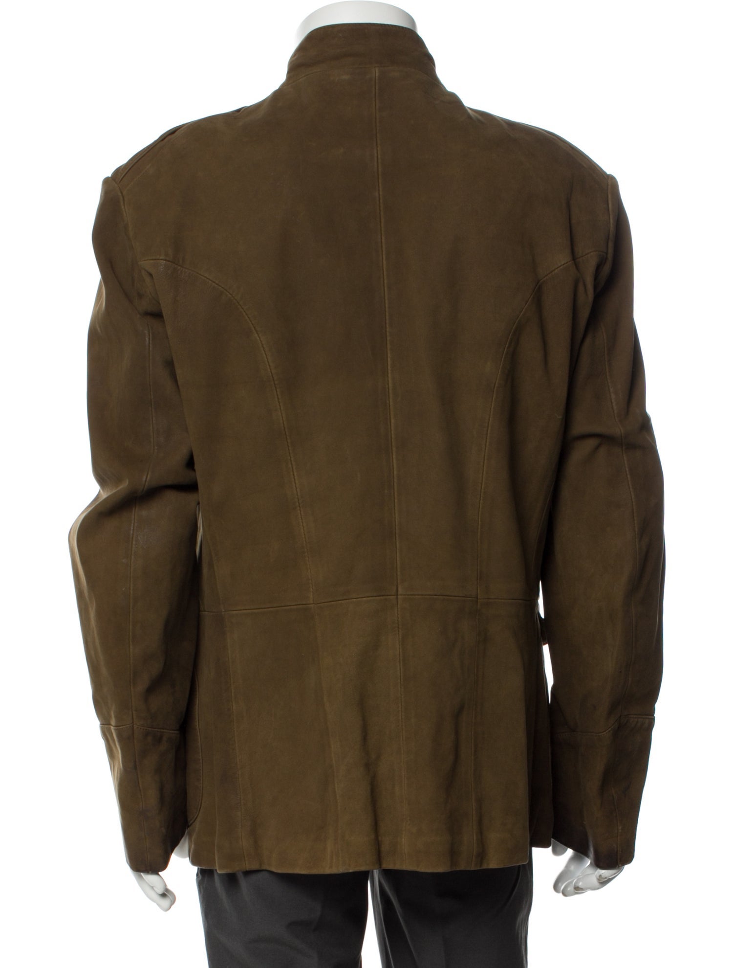 Ralph Lauren Purple Label Lambskin Utility Jacket - Neutrals Outerwear ...