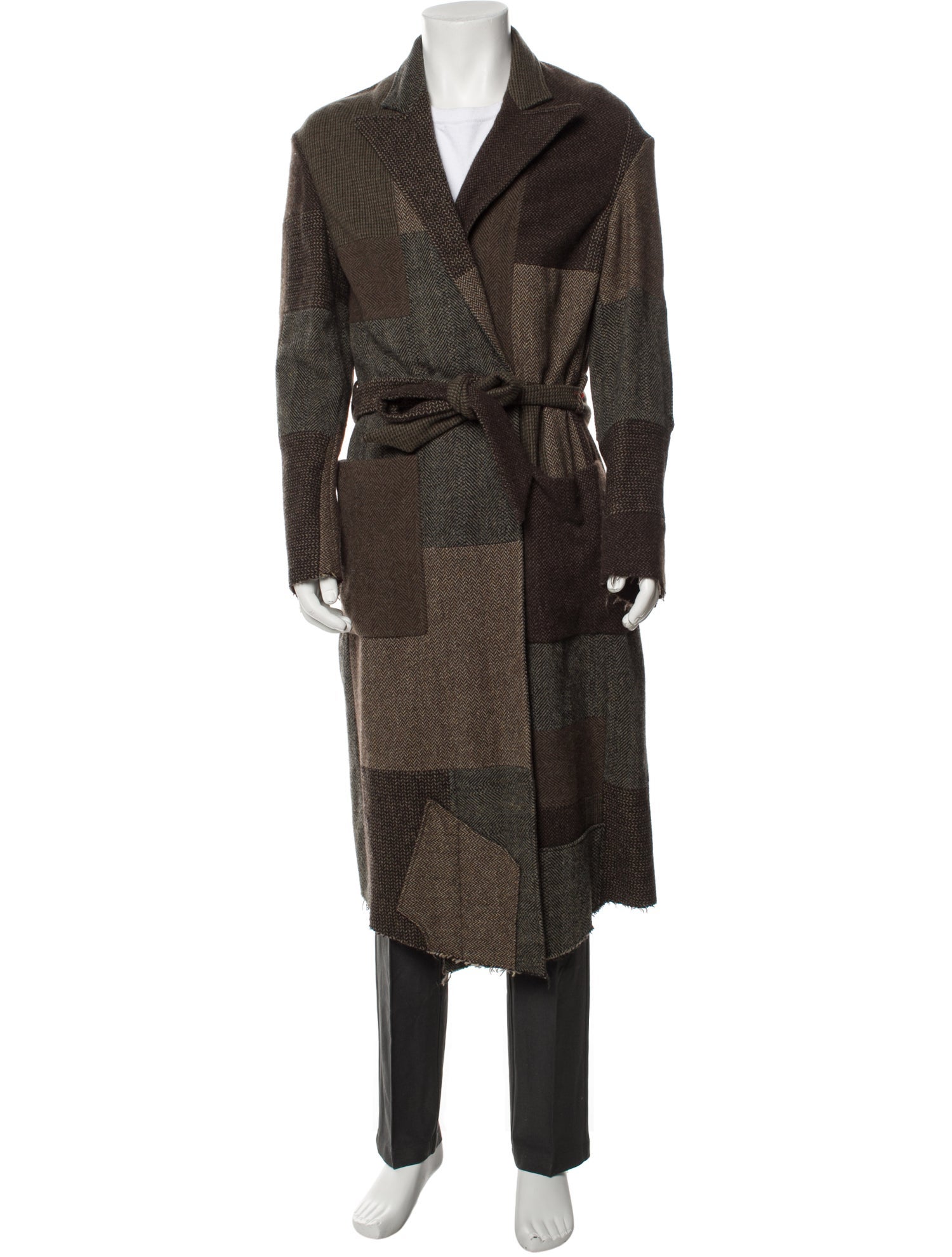 Ralph Lauren Purple Label Wool Colorblock Pattern Cardigan - Neutrals ...