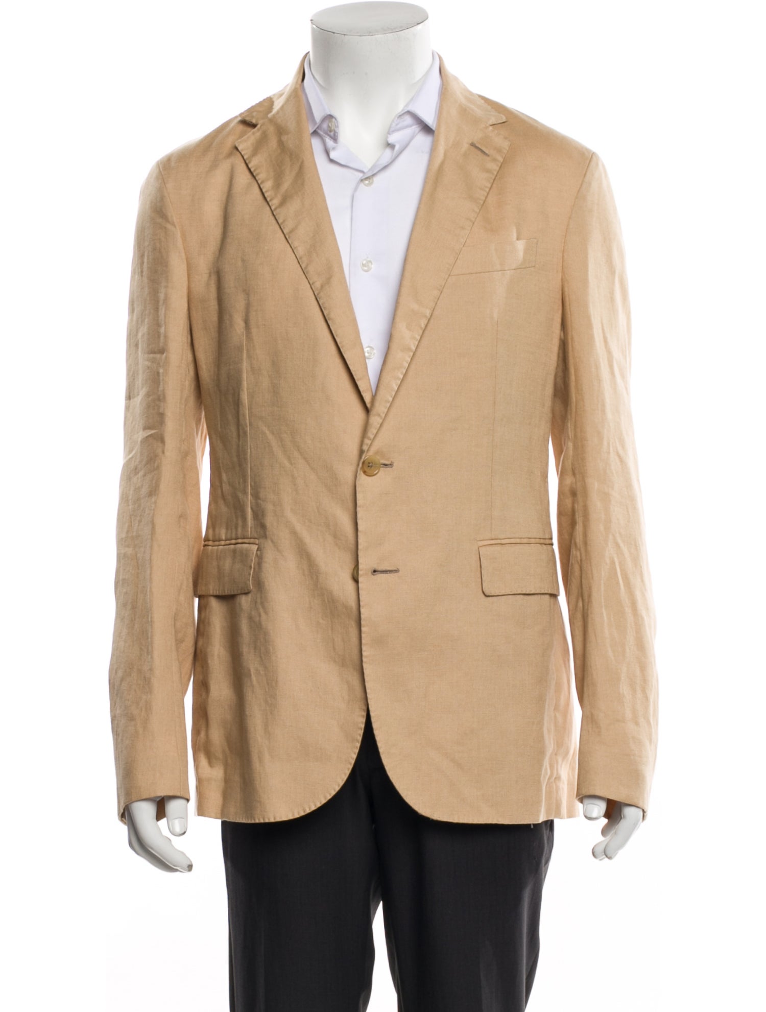 Ralph Lauren Purple Label Linen Blazer - Neutrals Suiting, Clothing ...