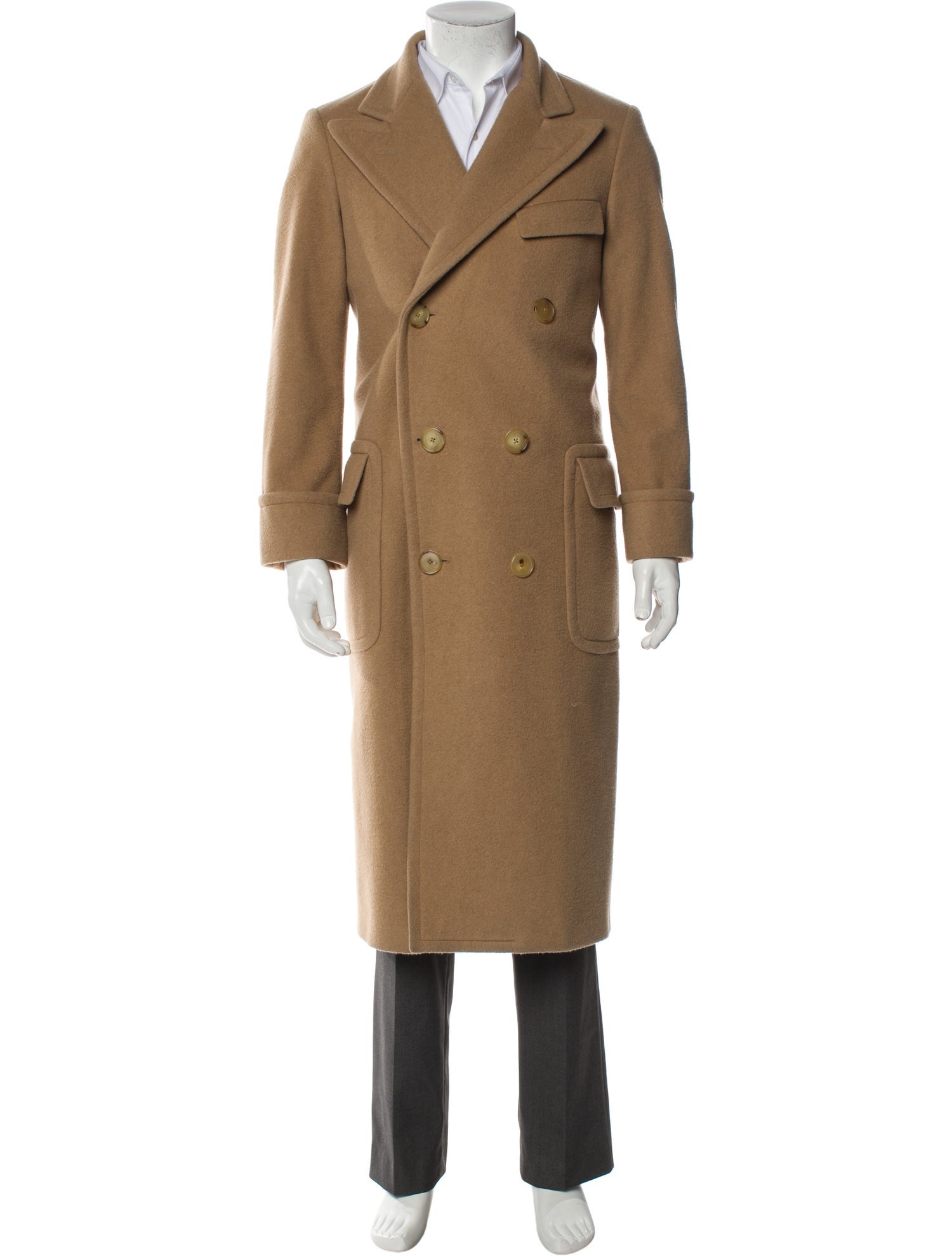 Ralph Lauren Purple Label Overcoat - Neutrals Outerwear, Clothing ...