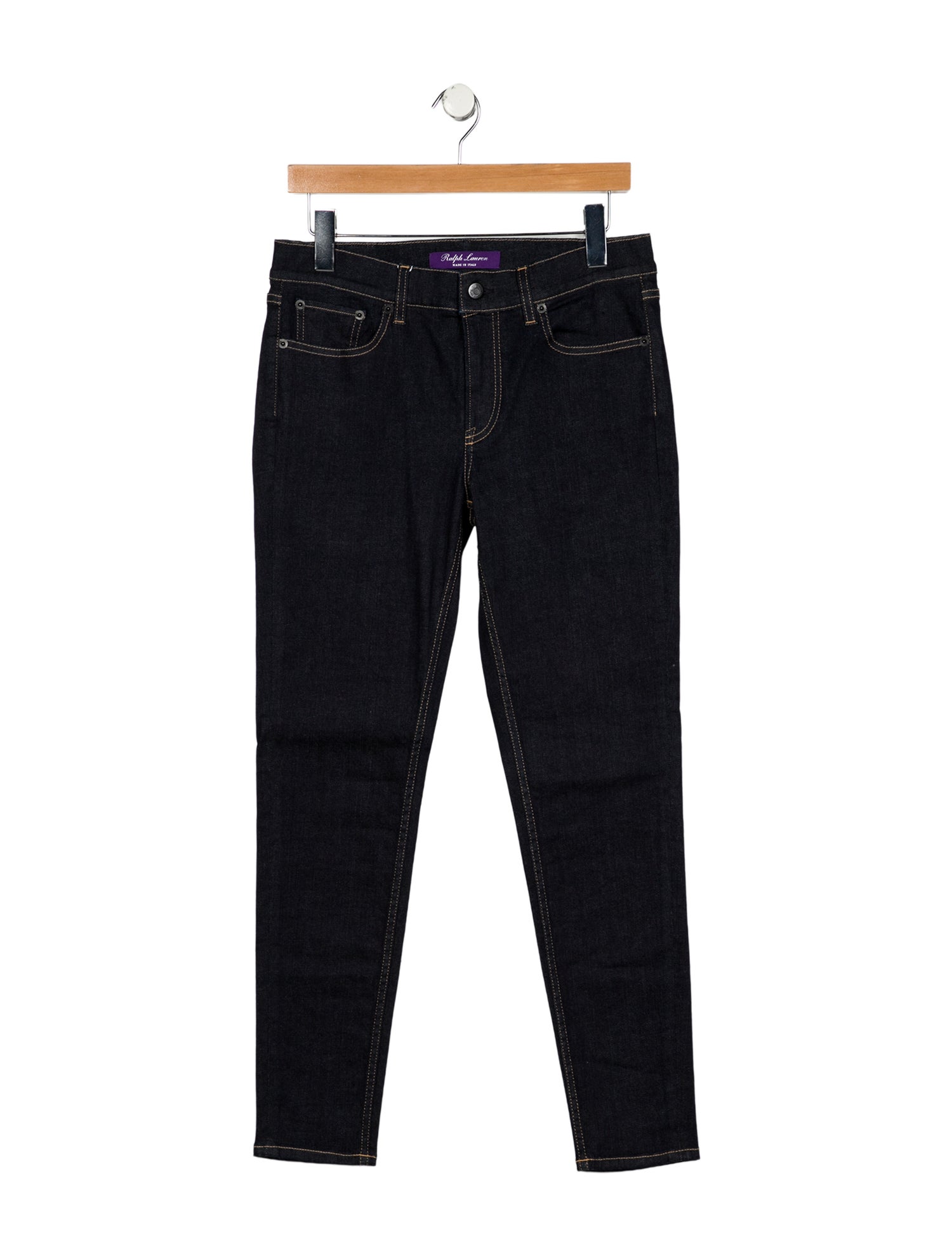 Ralph Lauren Purple Label Mid-Rise Skinny Leg Jeans w/ Tags - 10" Rise ...