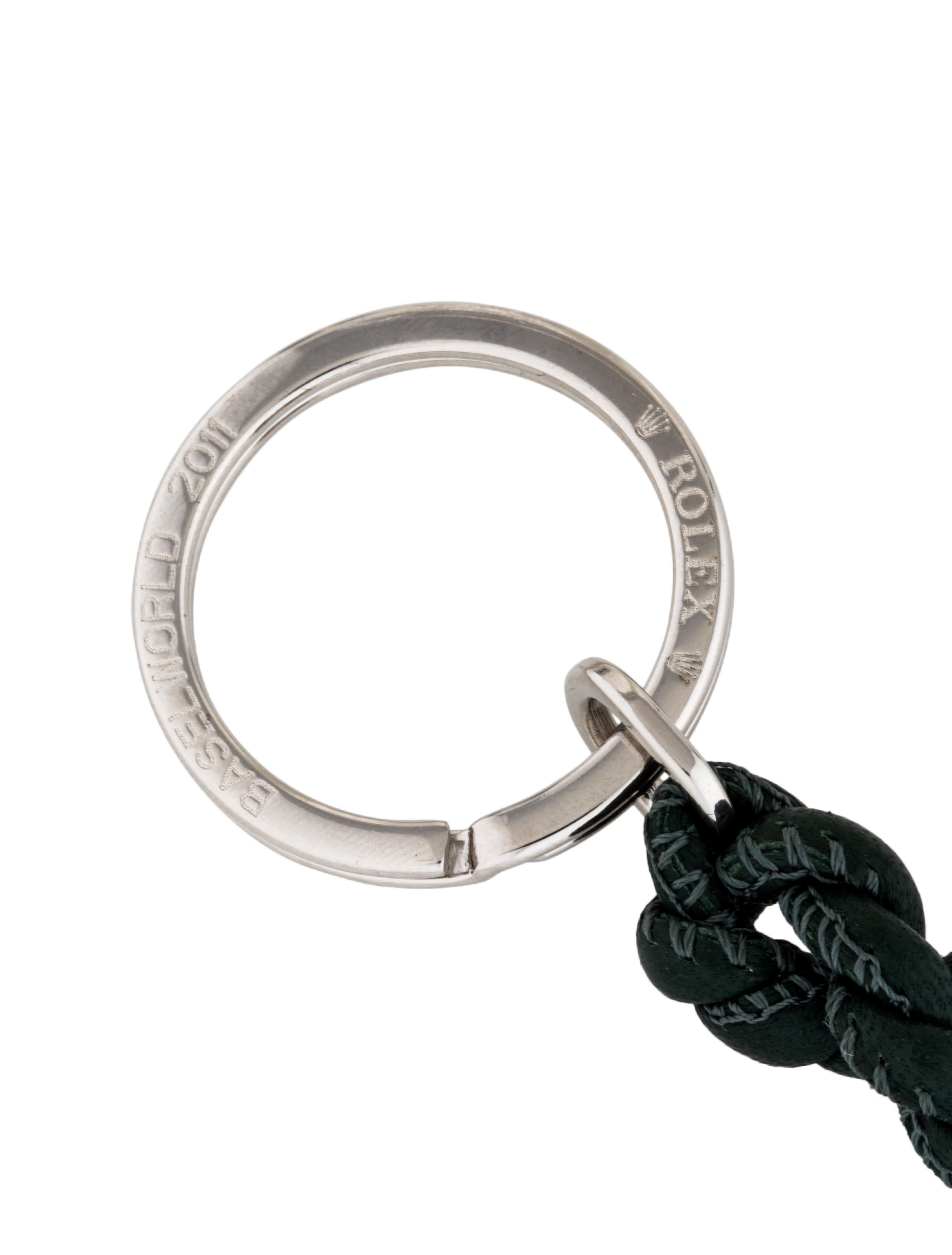 Rolex Triple Lock Crown Key Chain - Green Keychains, Accessories ...