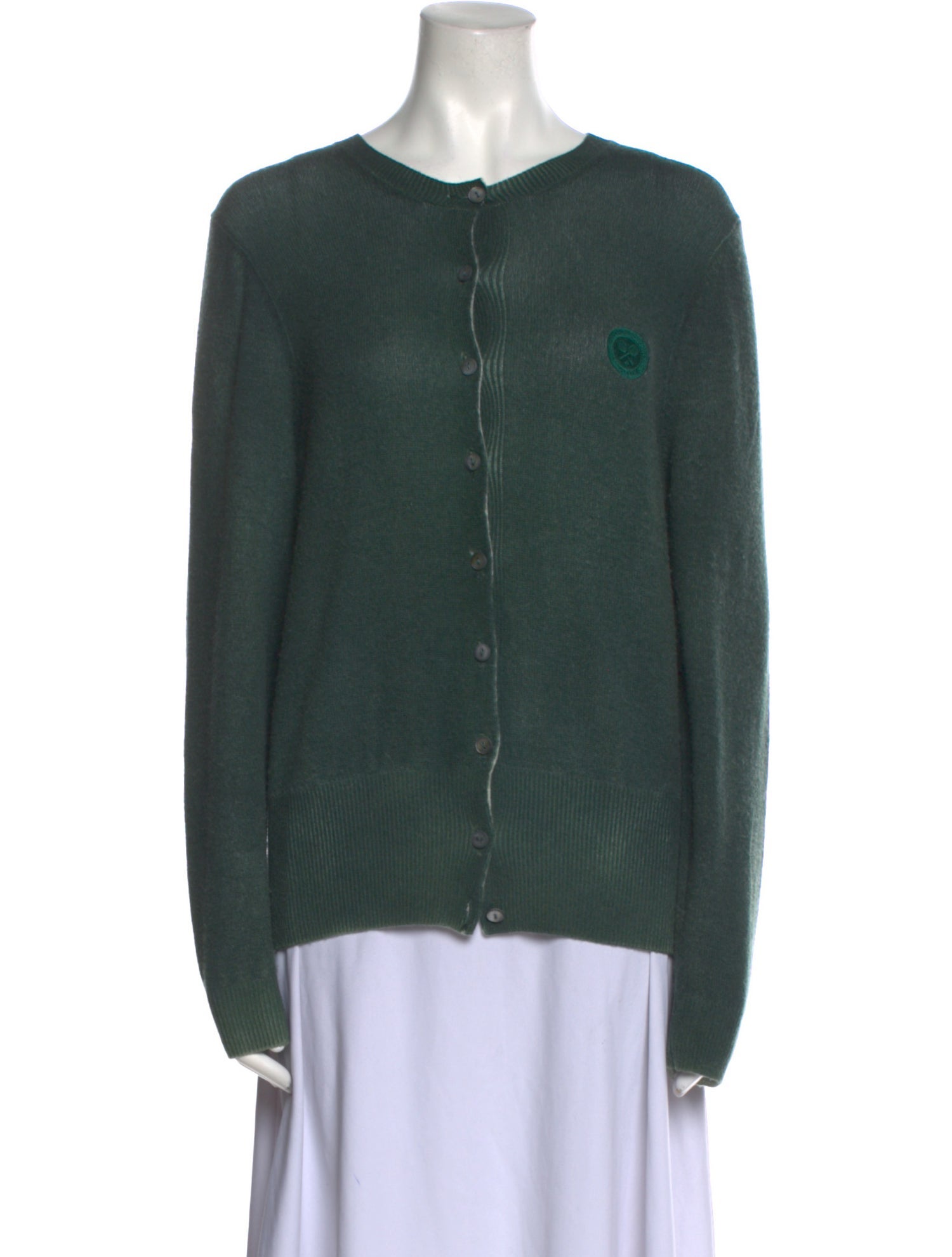 Rolex Cashmere Crew Neck Sweater - Green Knitwear, Clothing - RLX41750 ...