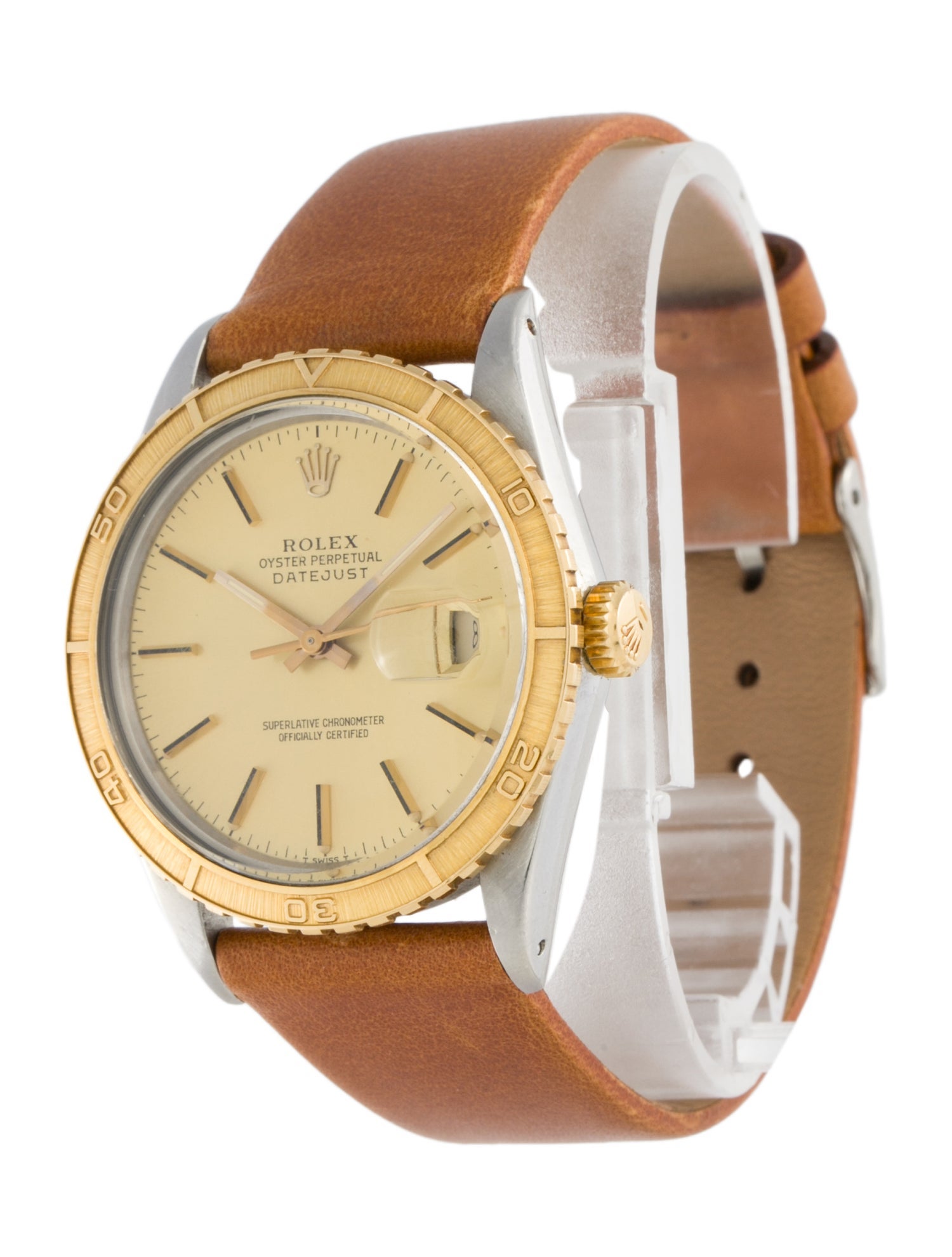Rolex Datejust Turn-O-Graph Watch - 16253 | The RealReal