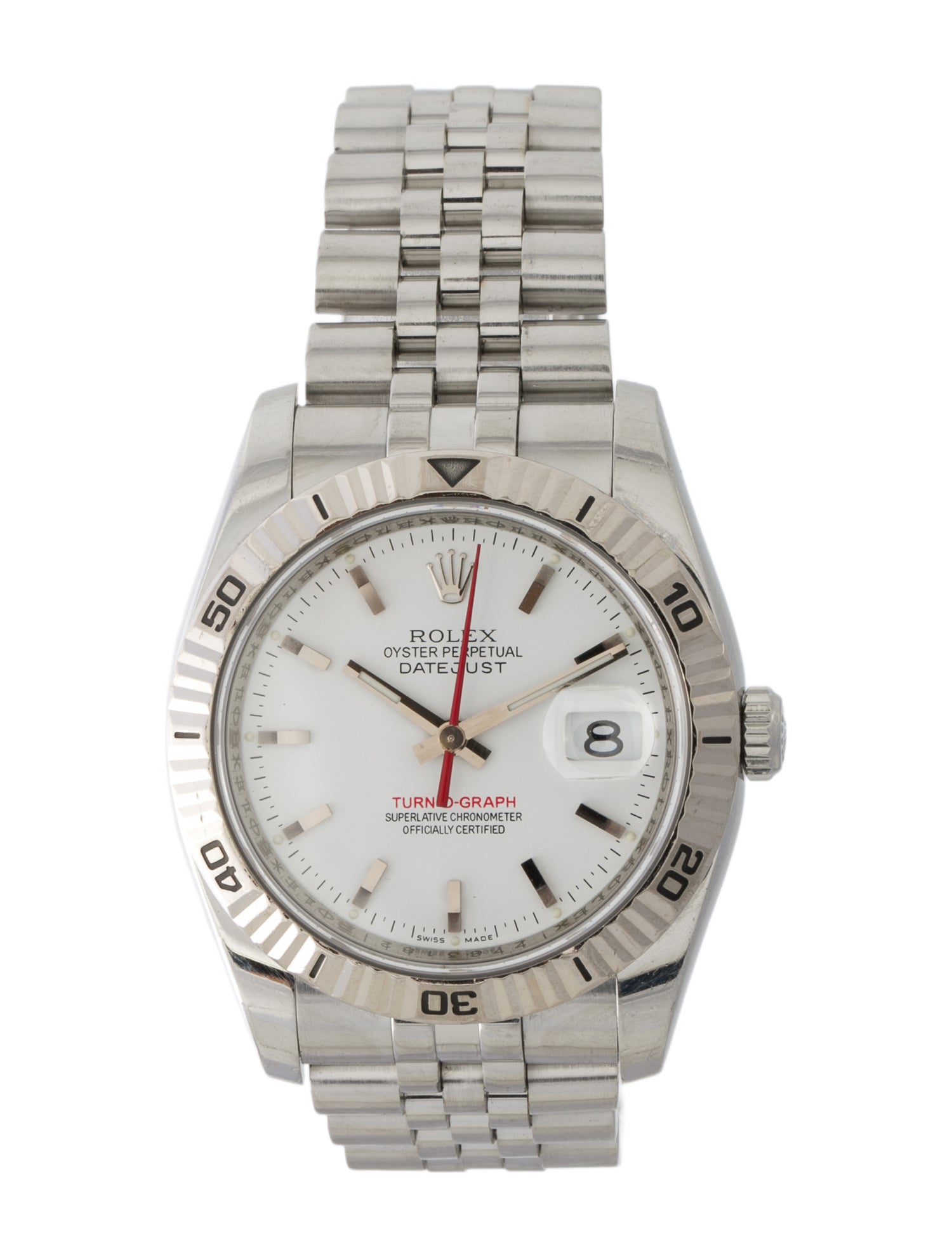 Rolex Datejust Turn-O-Graph Watch - 116264 | The RealReal