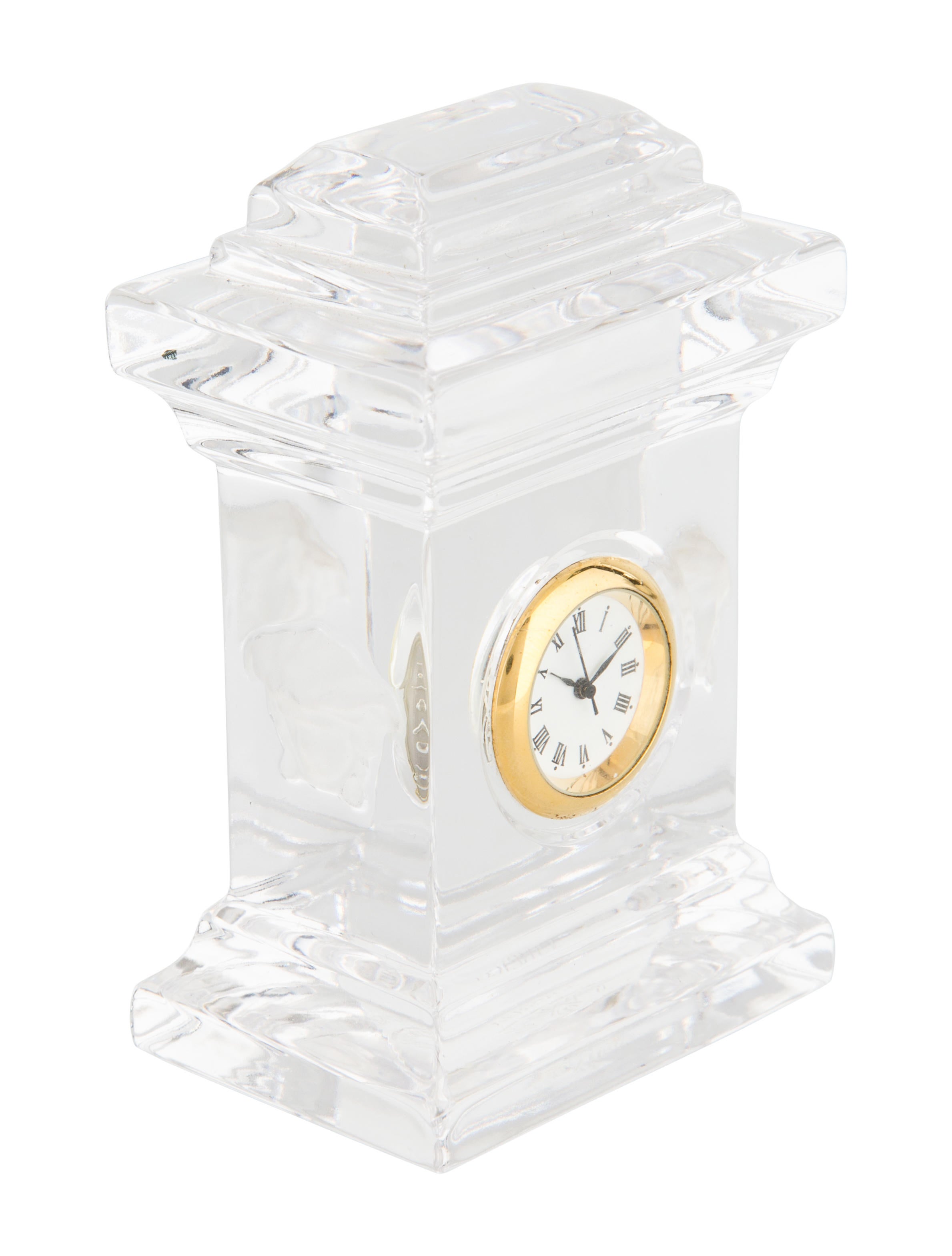 Rosenthal Meets Versace Crystal Medusa Clock - Clear Decorative Accents ...