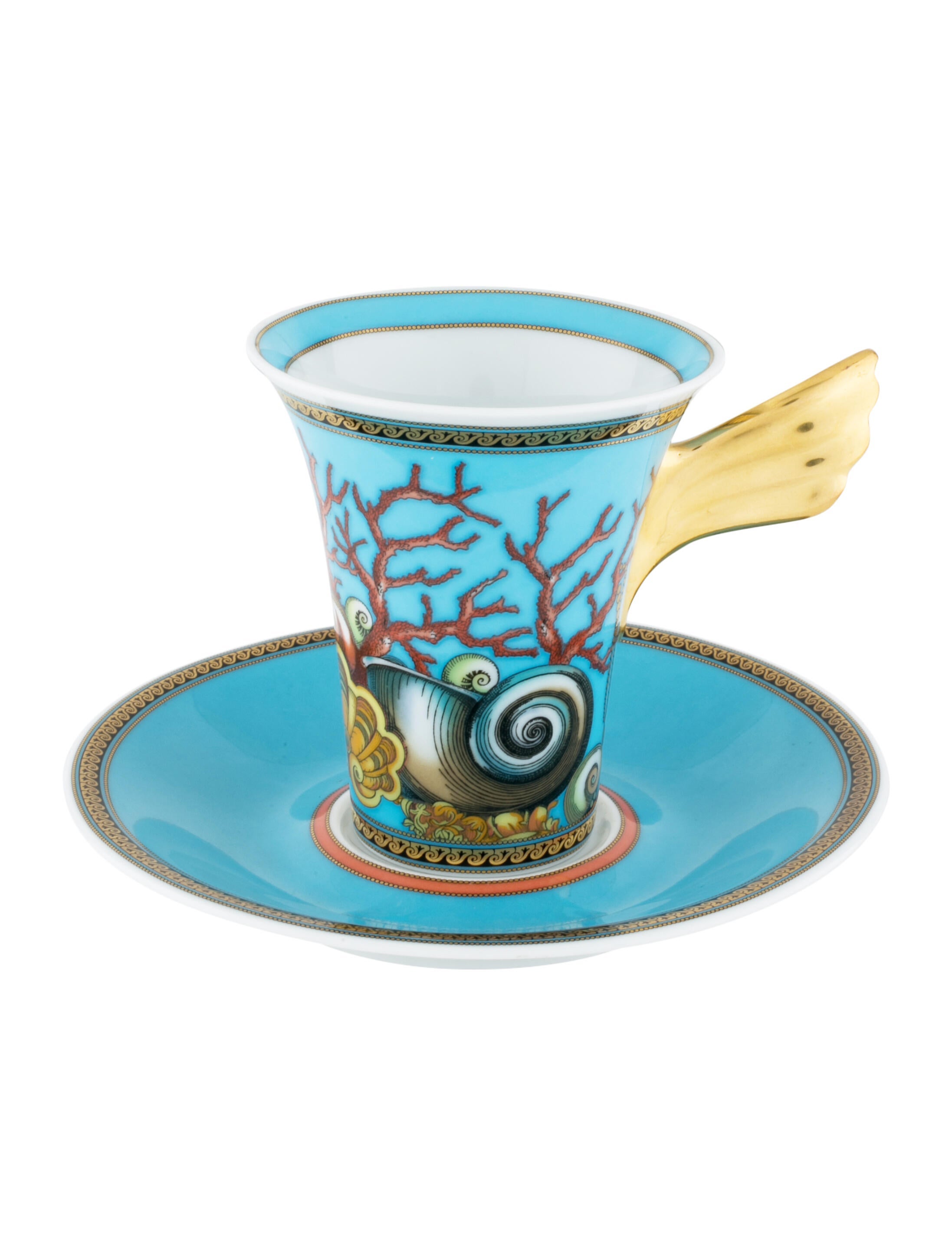 Rosenthal Meets Versace 2-Piece Les Tresors de la Mer Cup & Saucer Set ...